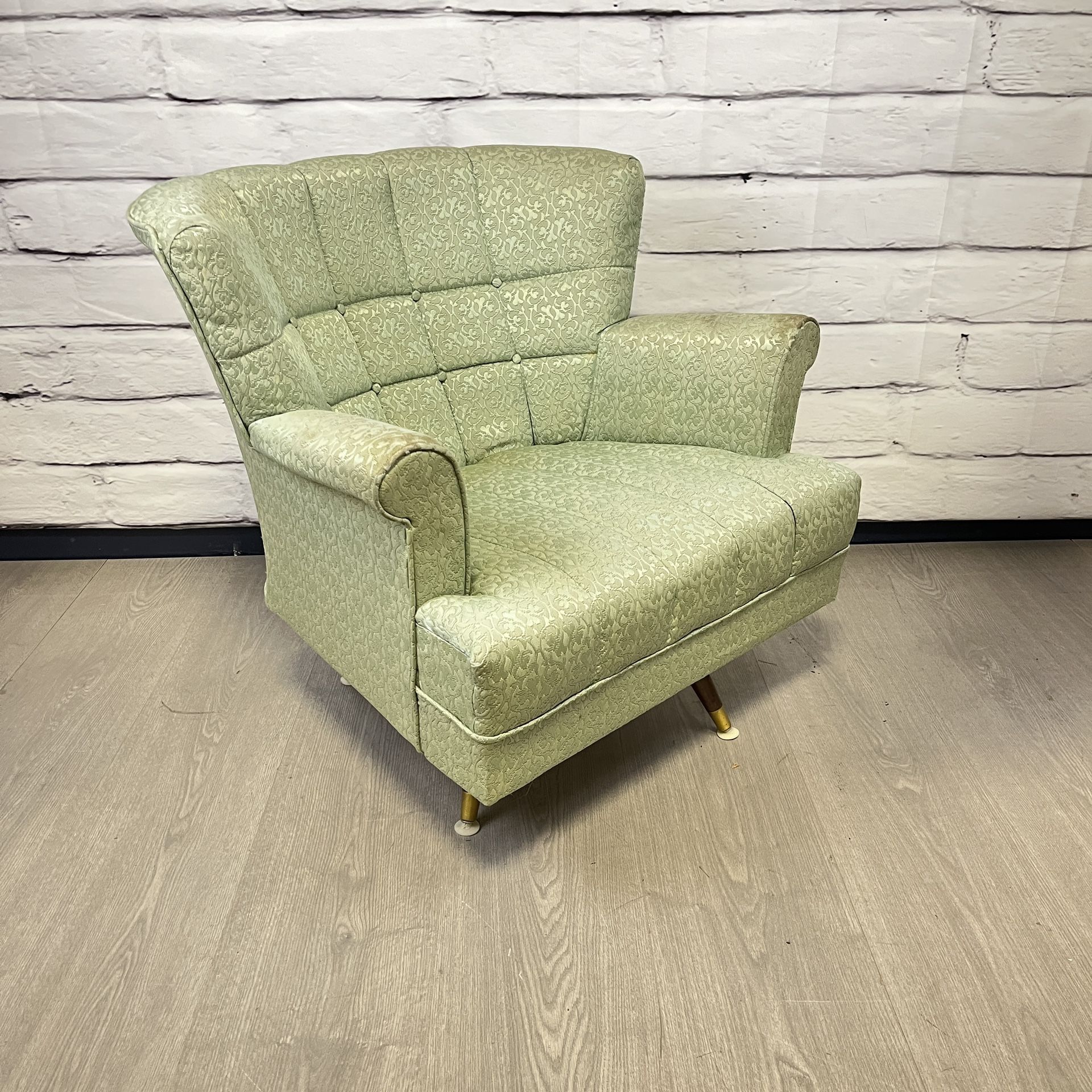 Vintage MCM Green Swivel Rocking Accent Chair for Sale in Tacoma, WA ...