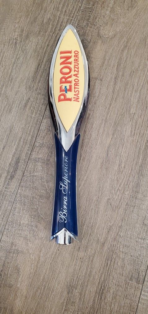 Vintage Beer Tap Handle Peroni Birra Lupeeiore Draft Nastro Azzurro 12 ...