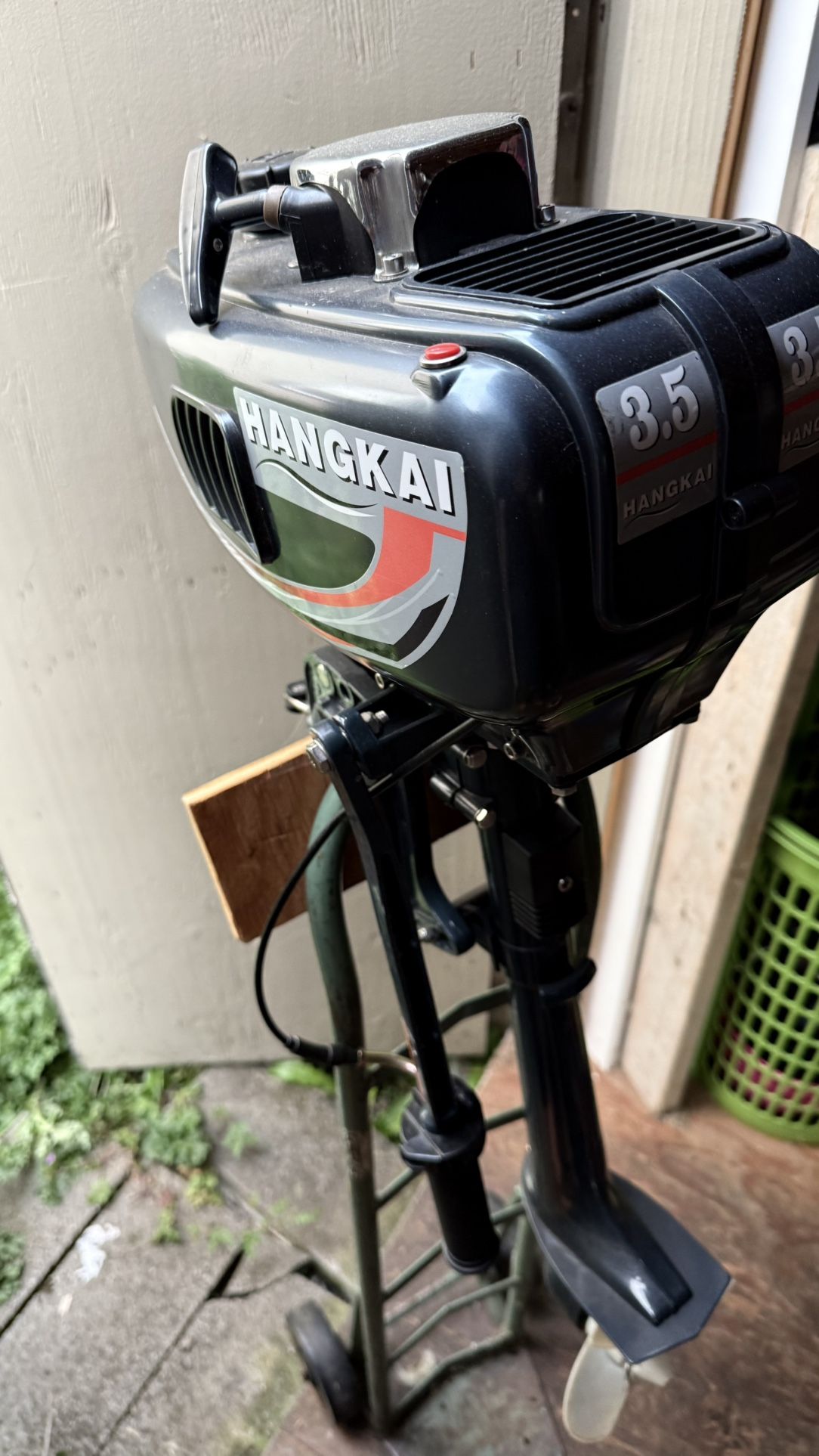 Hangkai 3.5HP Outboard Boat Motor - Portable Gas Engine for Sale in Covington, WA - OfferUp