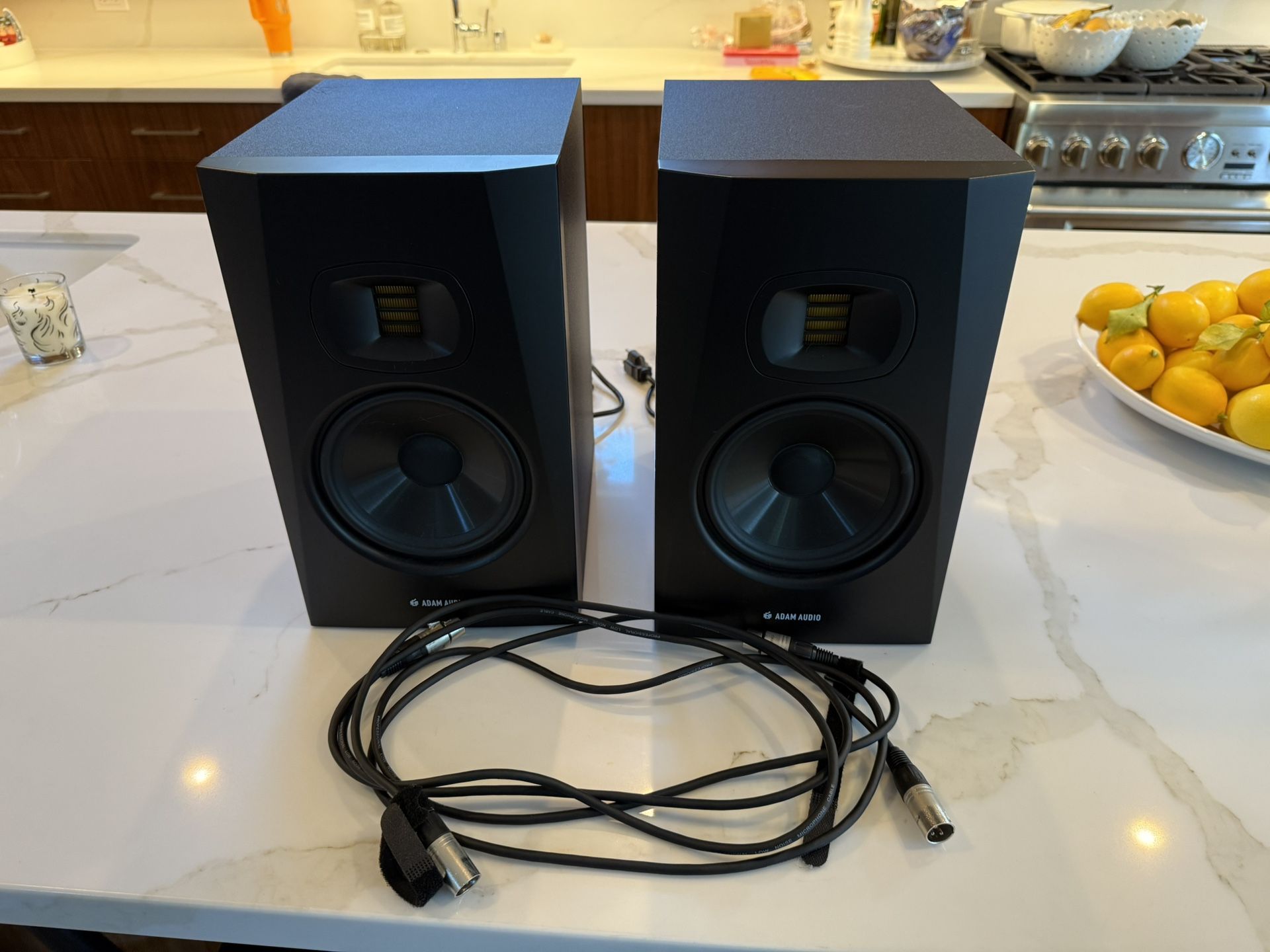 Adam Audio T7V 7-Inch Powered Studio Monitor (Pair) with 6Feet XLR ...