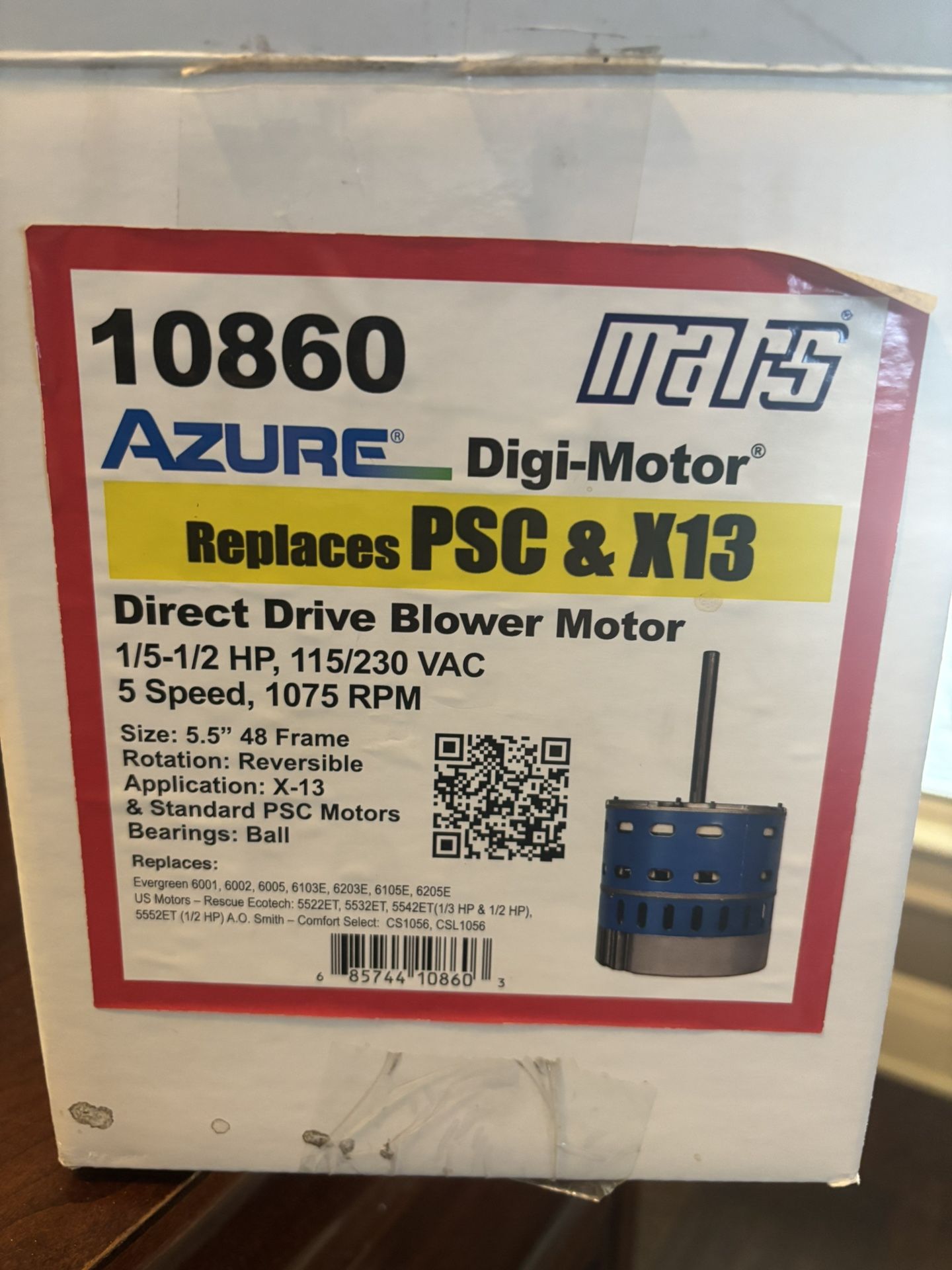 Mars 10860 AC Blower Motor for Sale in Boerne, TX - OfferUp