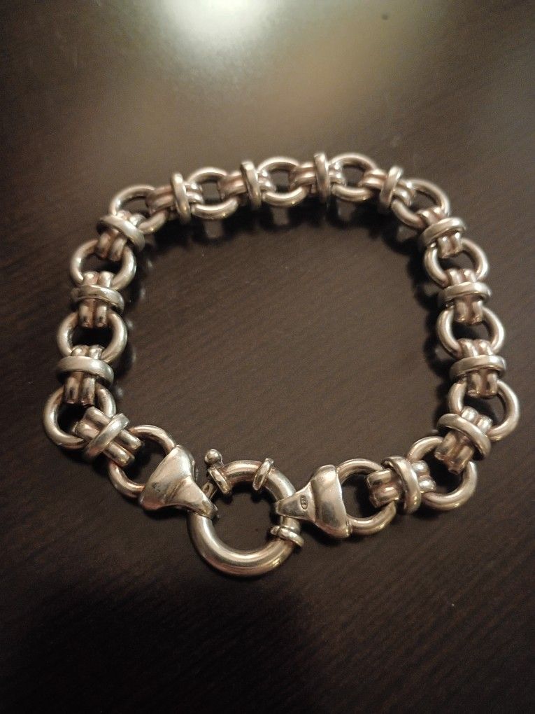 Vtg Vintage 925 Sterling Silver Bracelet Heavy Italy for Sale in Tampa ...