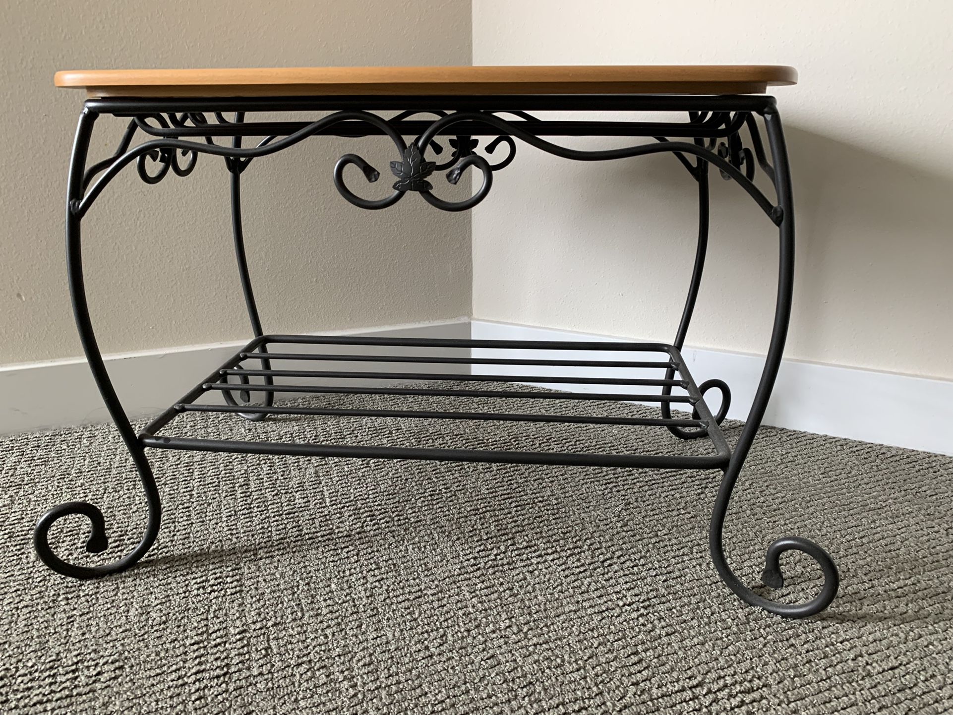 Longaberger Wrought Iron Side Table/Stand for Sale in Seattle, WA - OfferUp