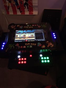 3 sided Arcade cocktail table 8000 games MAME HyperSpin for Sale in ...