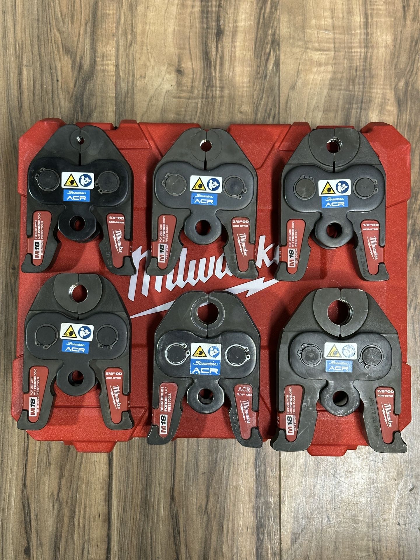 M18 Press Copper Press Tool Jaw Set for Streamline ACR Press Fittings ...