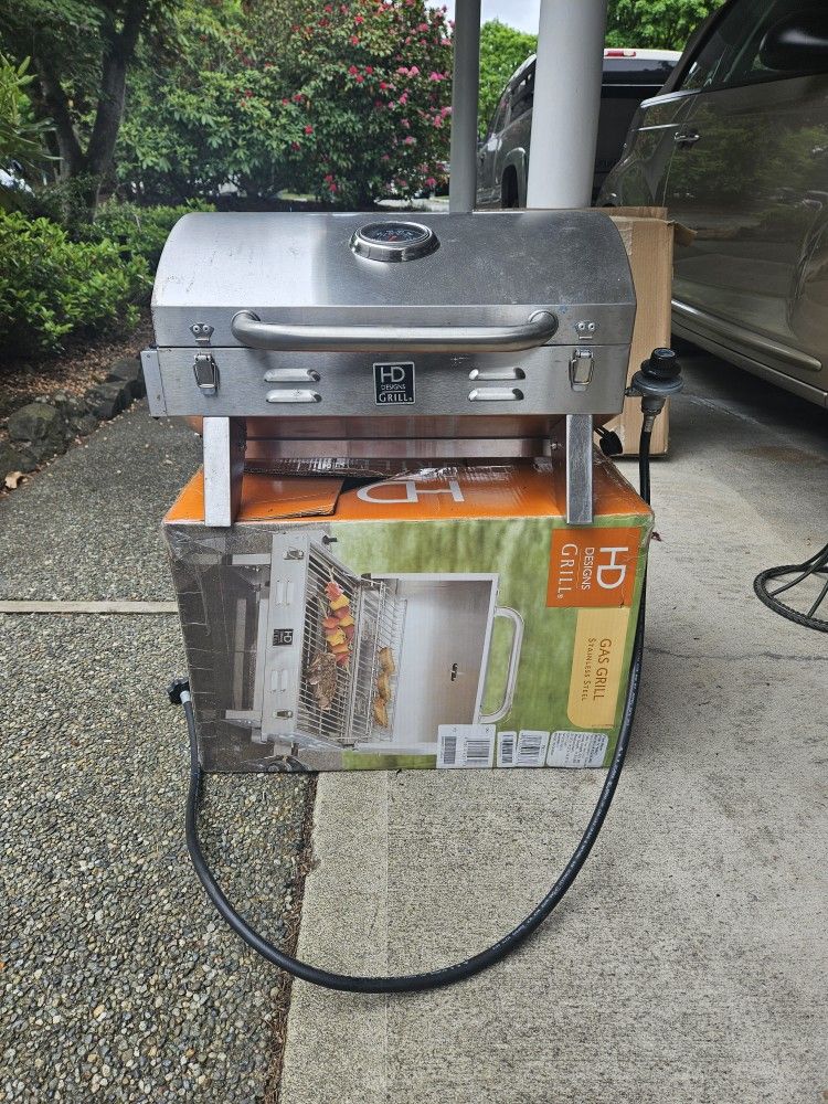 HD Designs Stainless Steel Gas Grill for Sale in Tumwater, WA - OfferUp