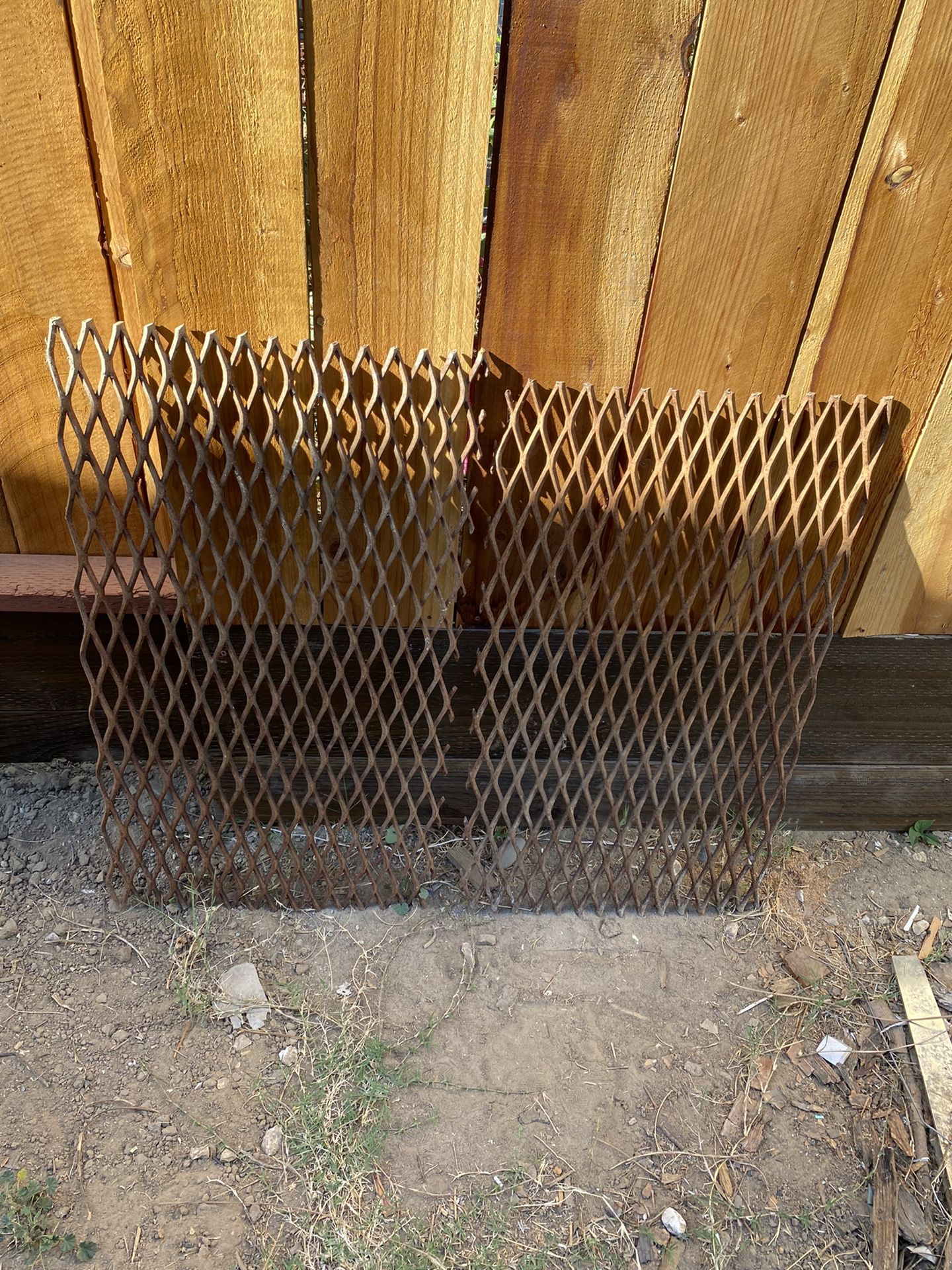 Two Pieces Of Expanded Steel. 35” X 20” for Sale in Salida, CA - OfferUp