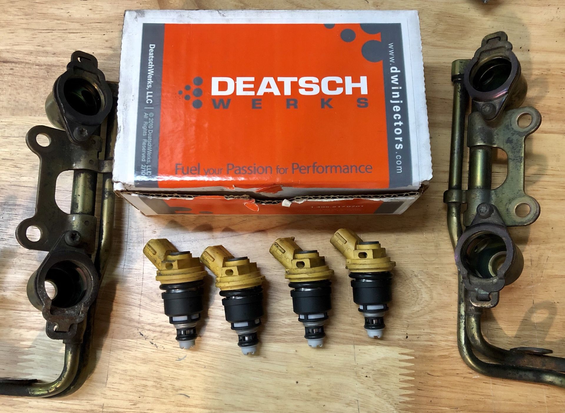 Deatschwerks dw850 (850cc) side feed injectors subaru wrx sti for Sale ...