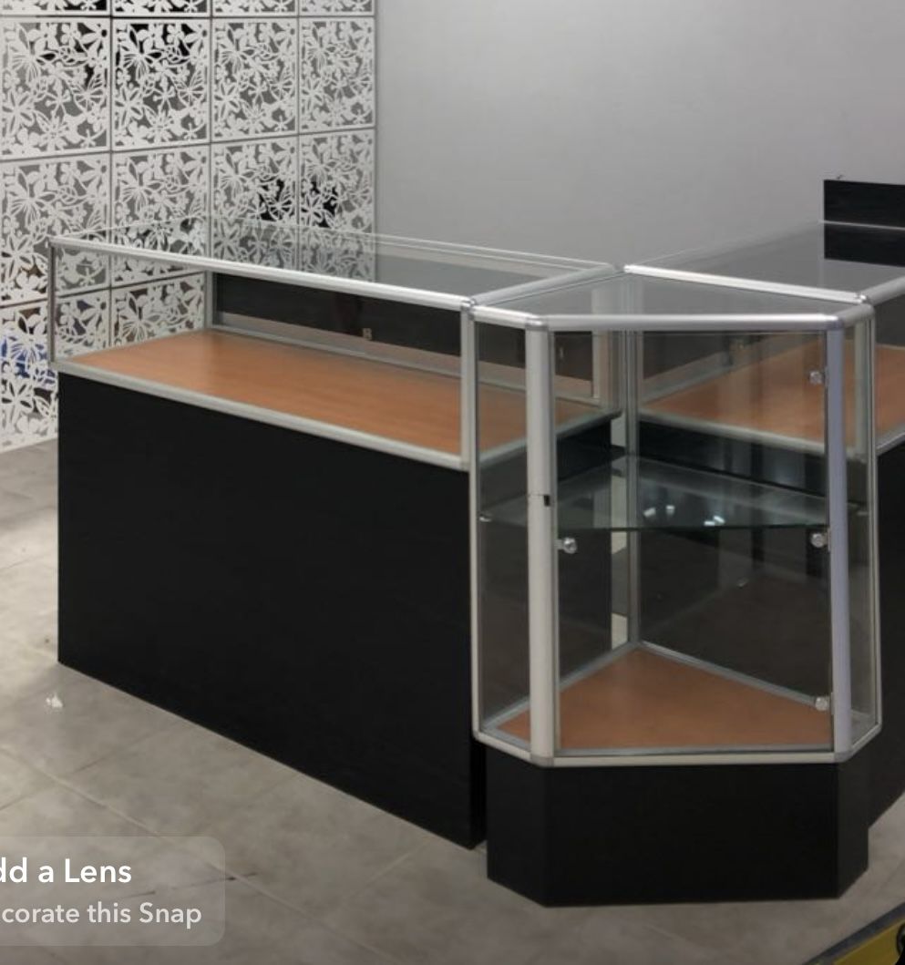 Display Cabinet Retail Cabinet Show Case Displays Register for Sale in ...
