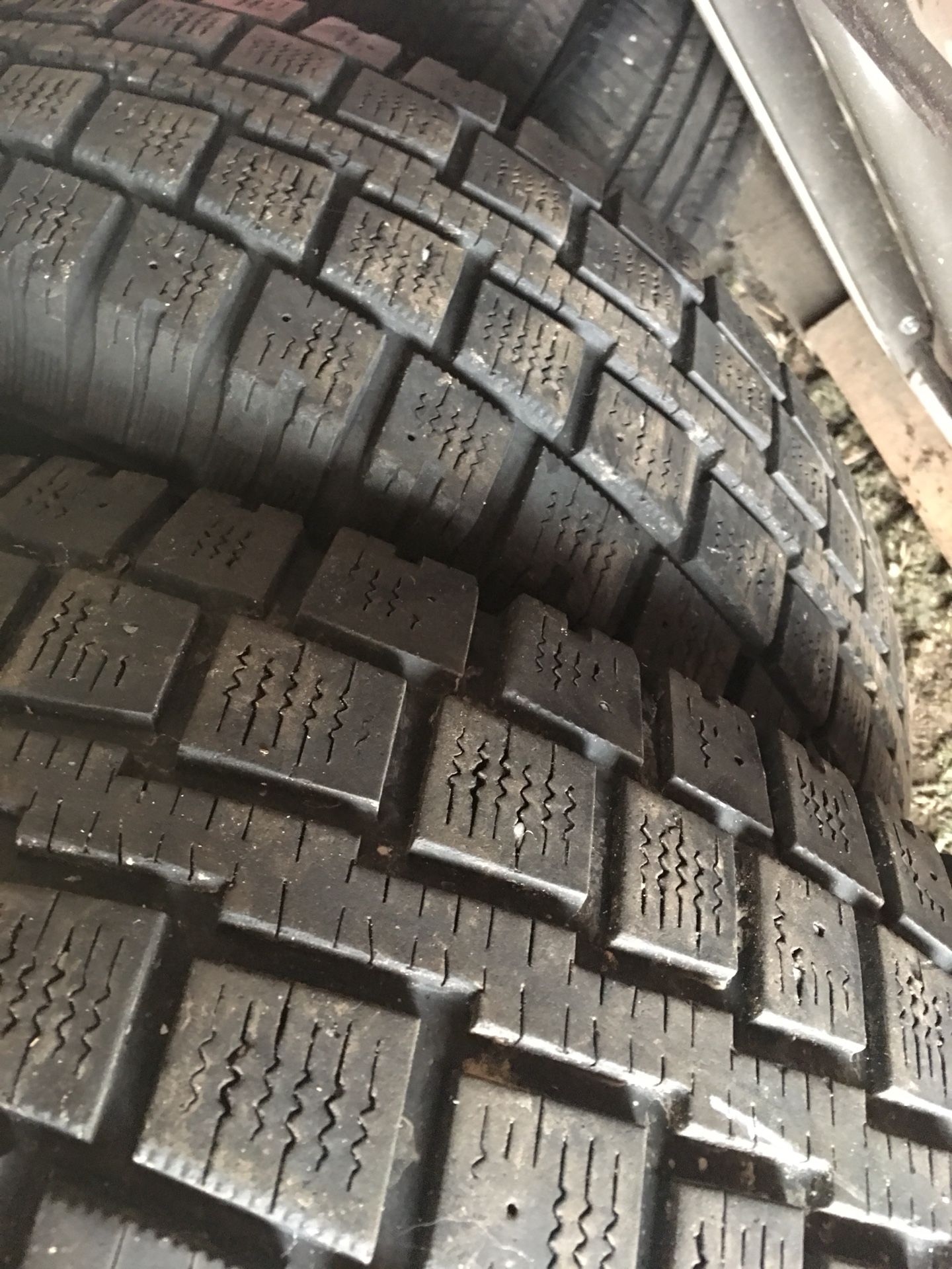 Set of 2 aggressive tread tires, Size LT 245/75/16 Inch, Tread measures ...