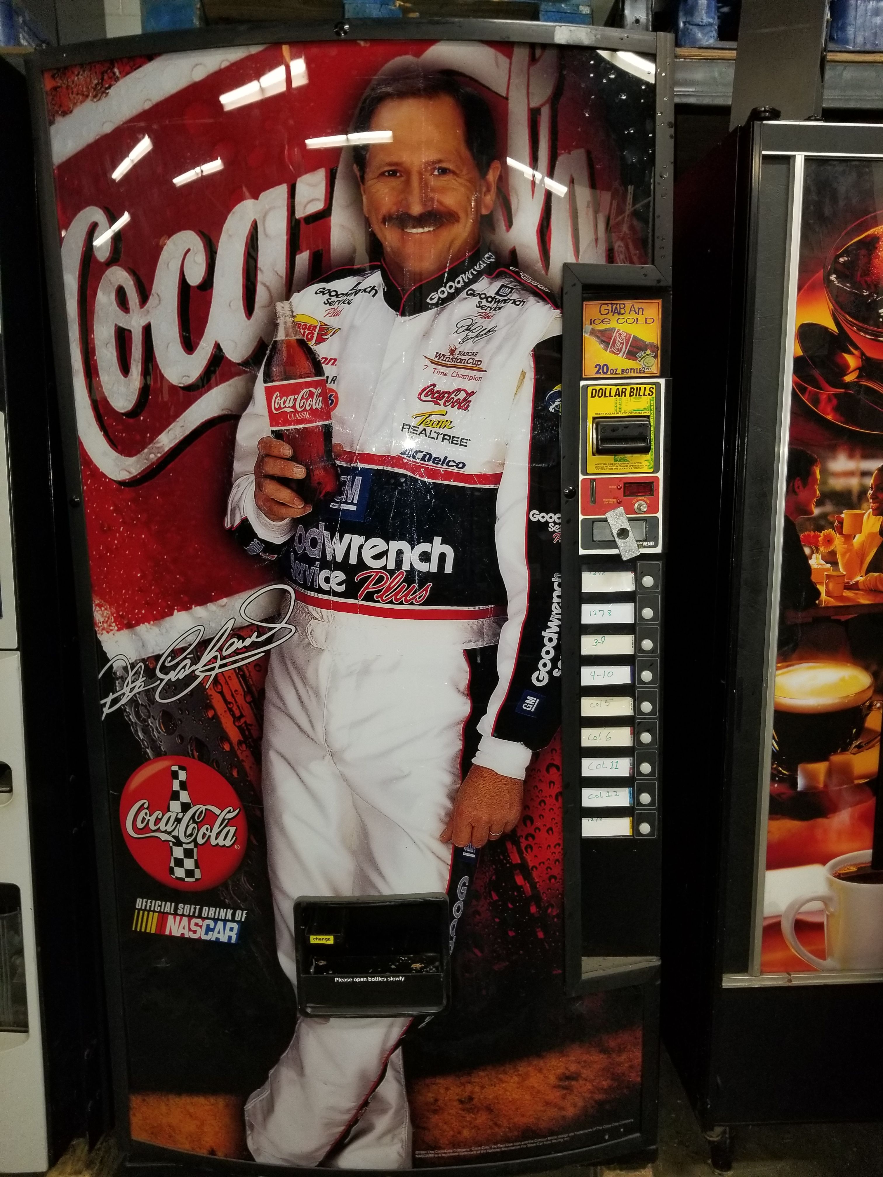Dale Earnhardt Royal 660 vending Coke machine for Sale in Carol Stream ...