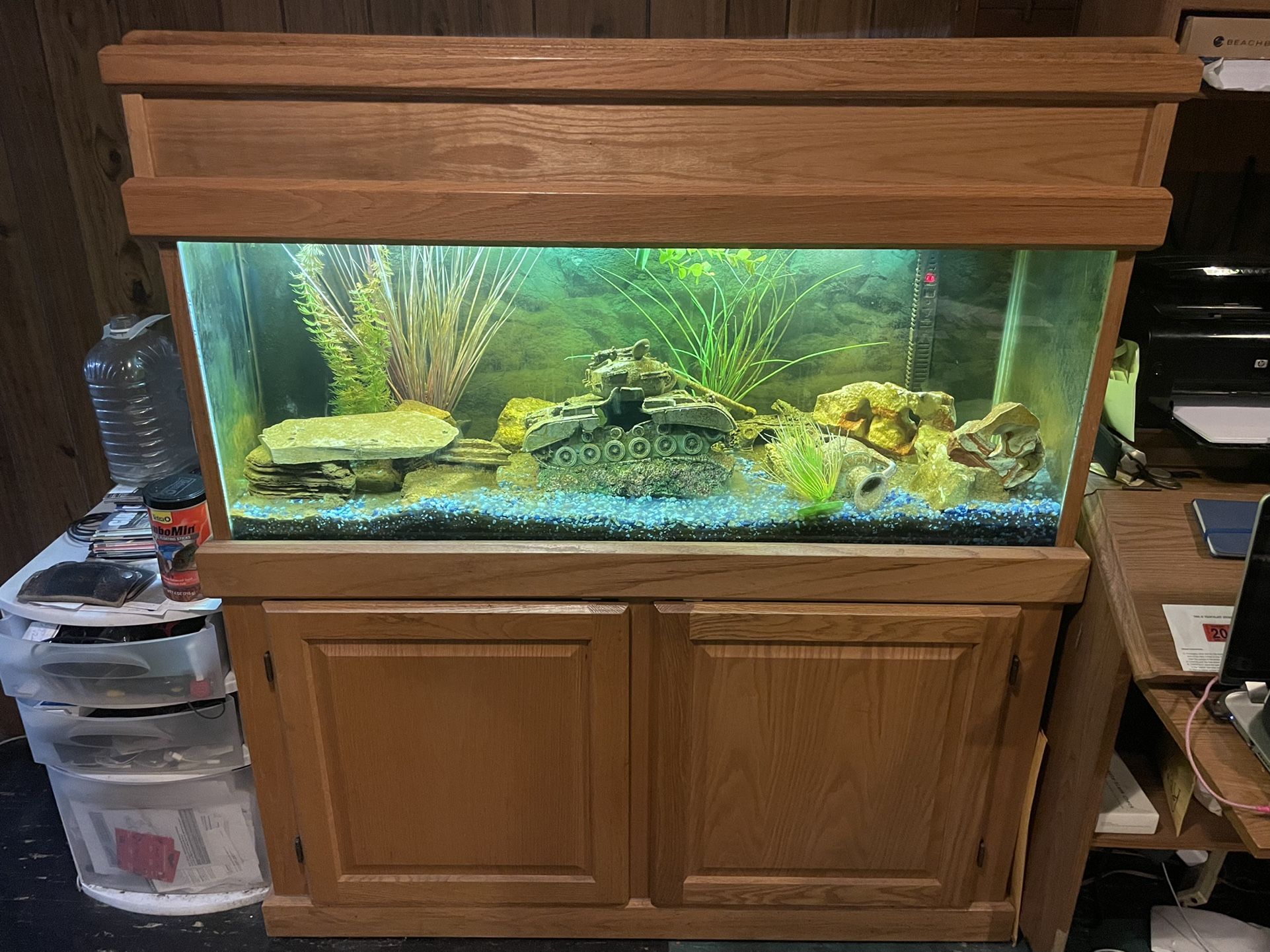Solid Oak Fish Tank Cabinets | Cabinets Matttroy