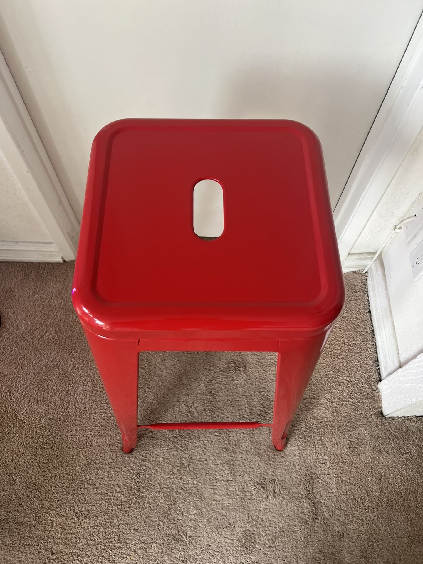 Red Stool for Sale in Marina Del Rey, CA - OfferUp
