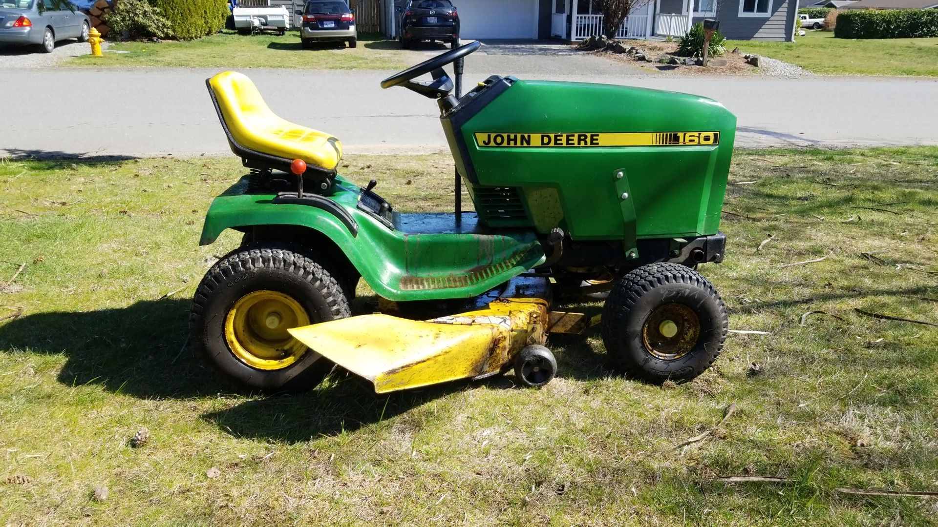John deere 160 riding mower for Sale in Mountlake Terrace, WA - OfferUp