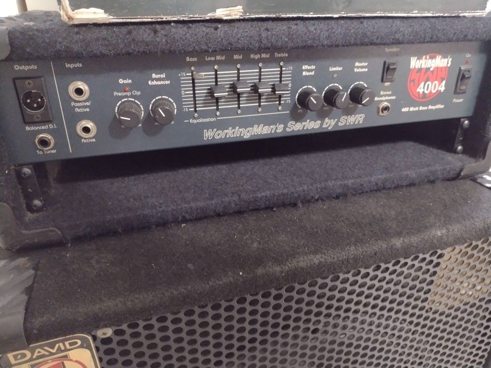 SWR Working Man 4004 Bass Amp Head NOT WORKING PROPERLY For Parts for ...