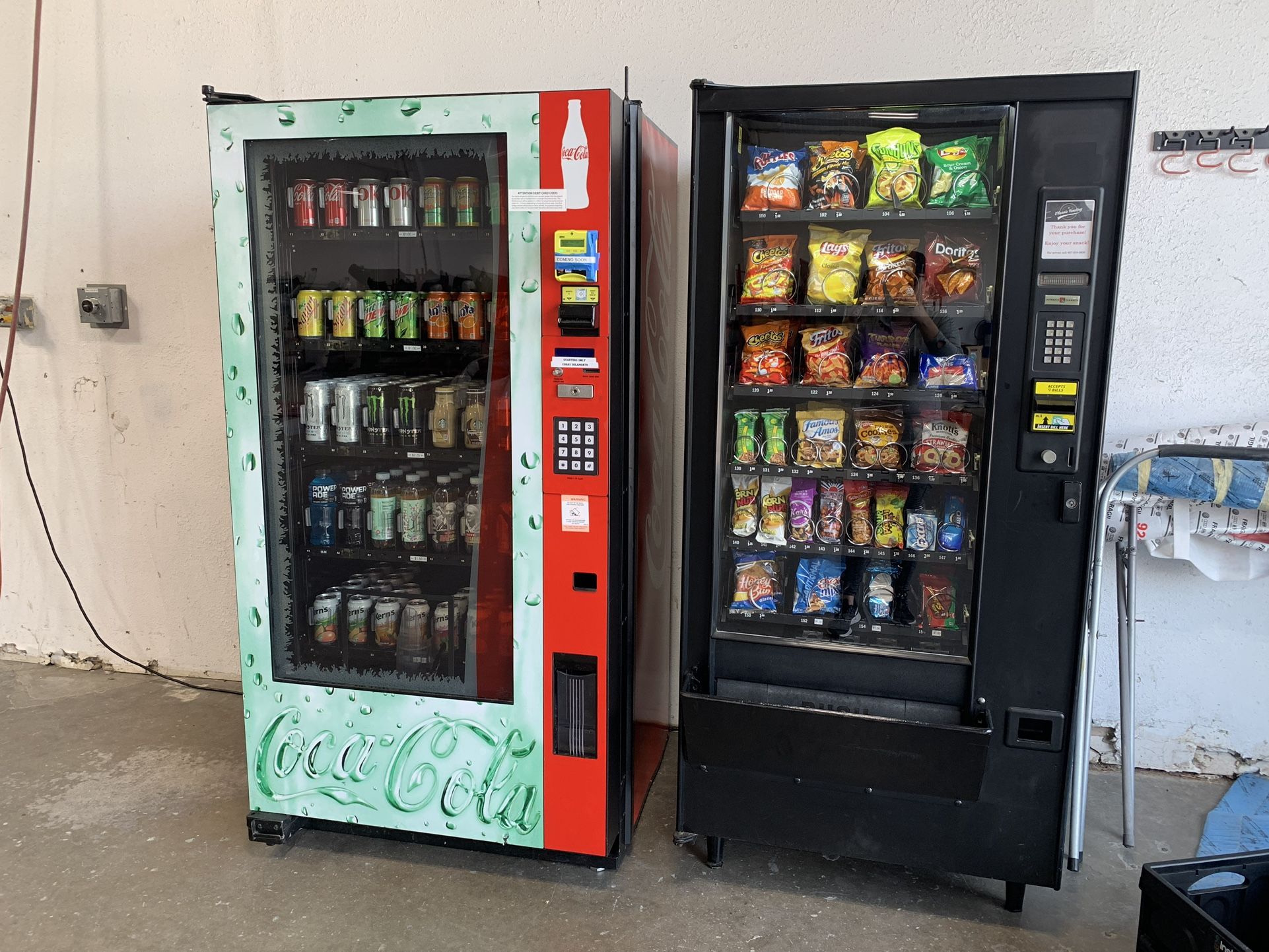 4 Glass Front Vending Machines For Sale for Sale in Irvine, CA - OfferUp
