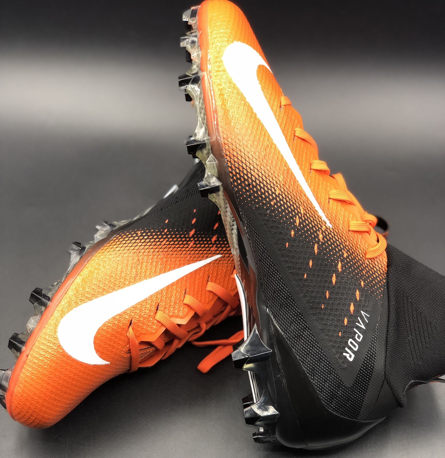 Orange And Black Cleats