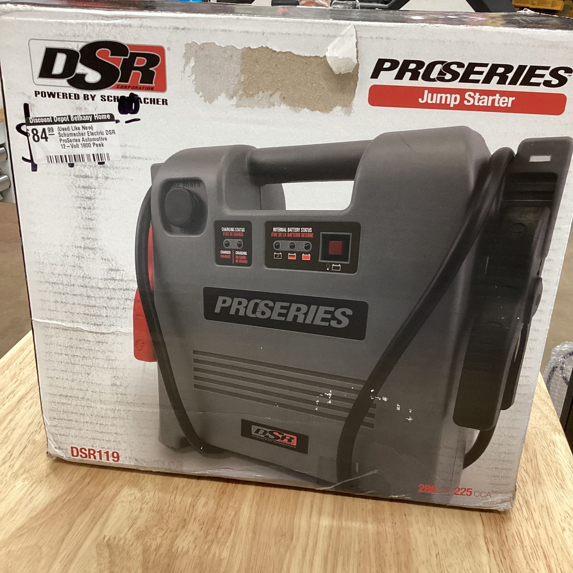 Schumacher Electric DSR ProSeries Automotive 12-Volt 1800 Peak Amp/280 ...