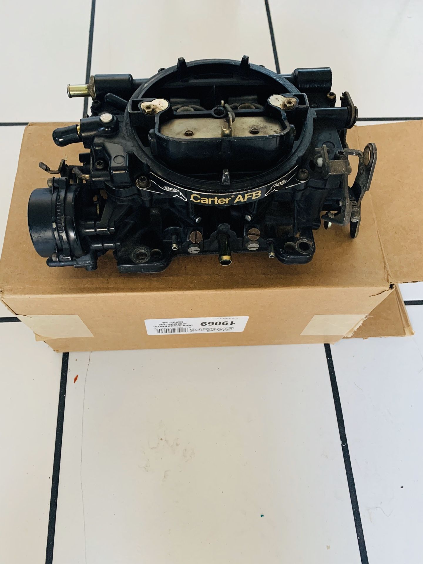 Carter AFB 4-BBL Electric Choke Carburetor (PLEASE READ DESC.) for Sale ...