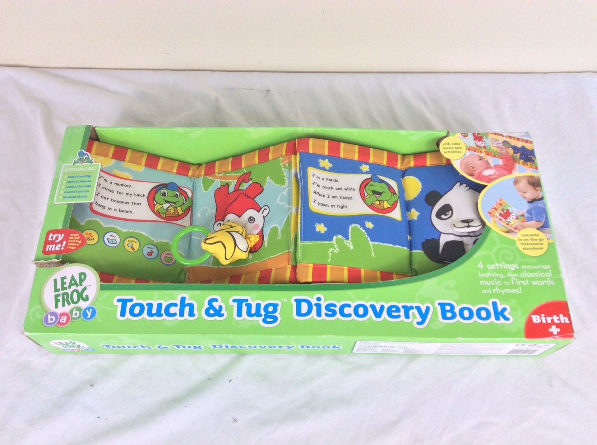 New Leap Frog Baby Touch & Tug Discovery Book for Sale in Odenton, MD ...