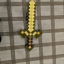 Gold Minecraft Sword