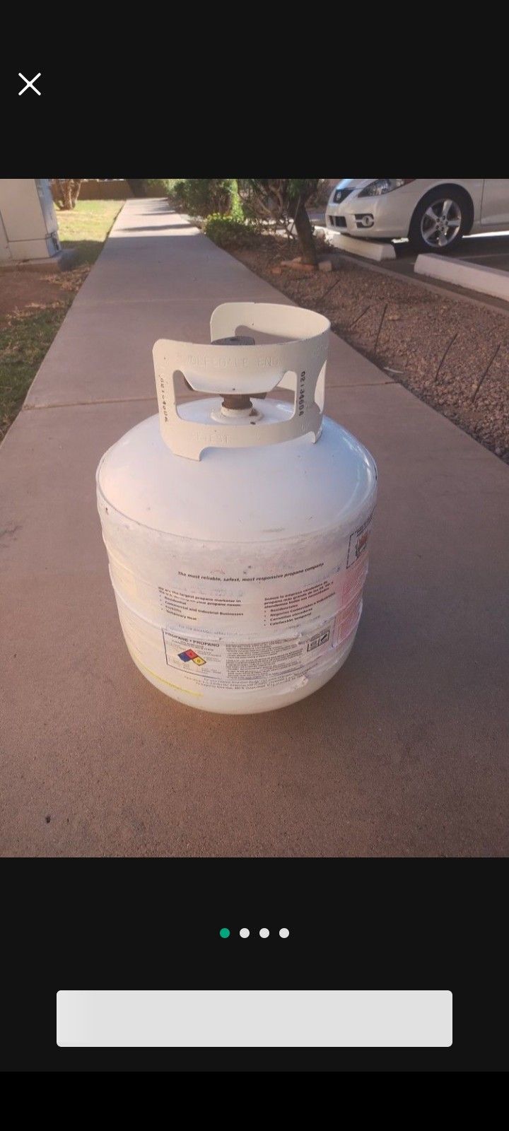 Empty Propane Tank - $20.00 for Sale in Mesa, AZ - OfferUp