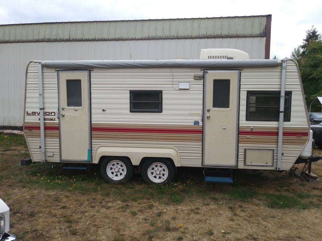 1988 layton funtime 21ft travel trailer for Sale in Yelm, WA - OfferUp
