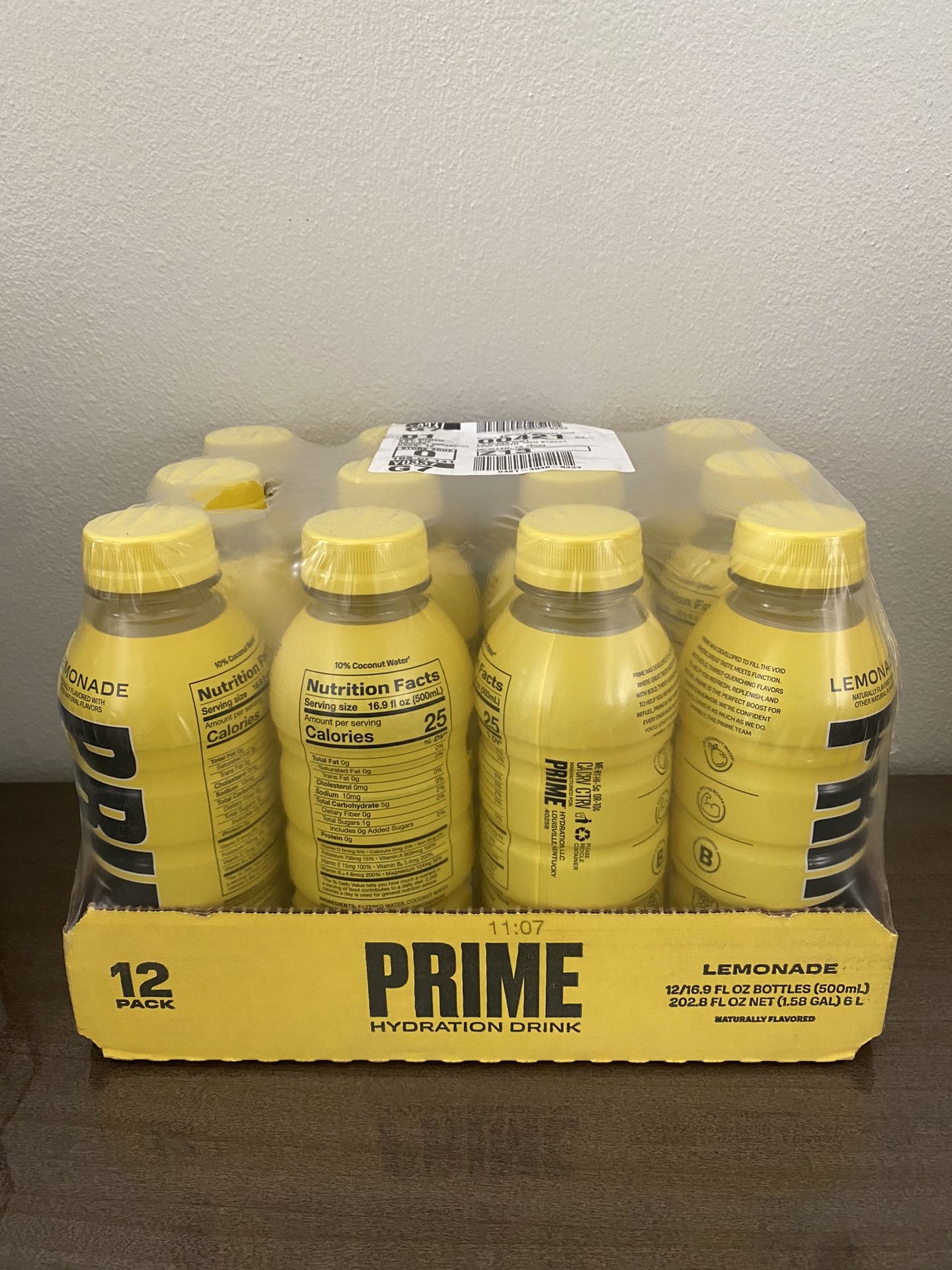 Prime Lemonade Hydration 12 pack Early Access Rare Logan Paul KSI for ...