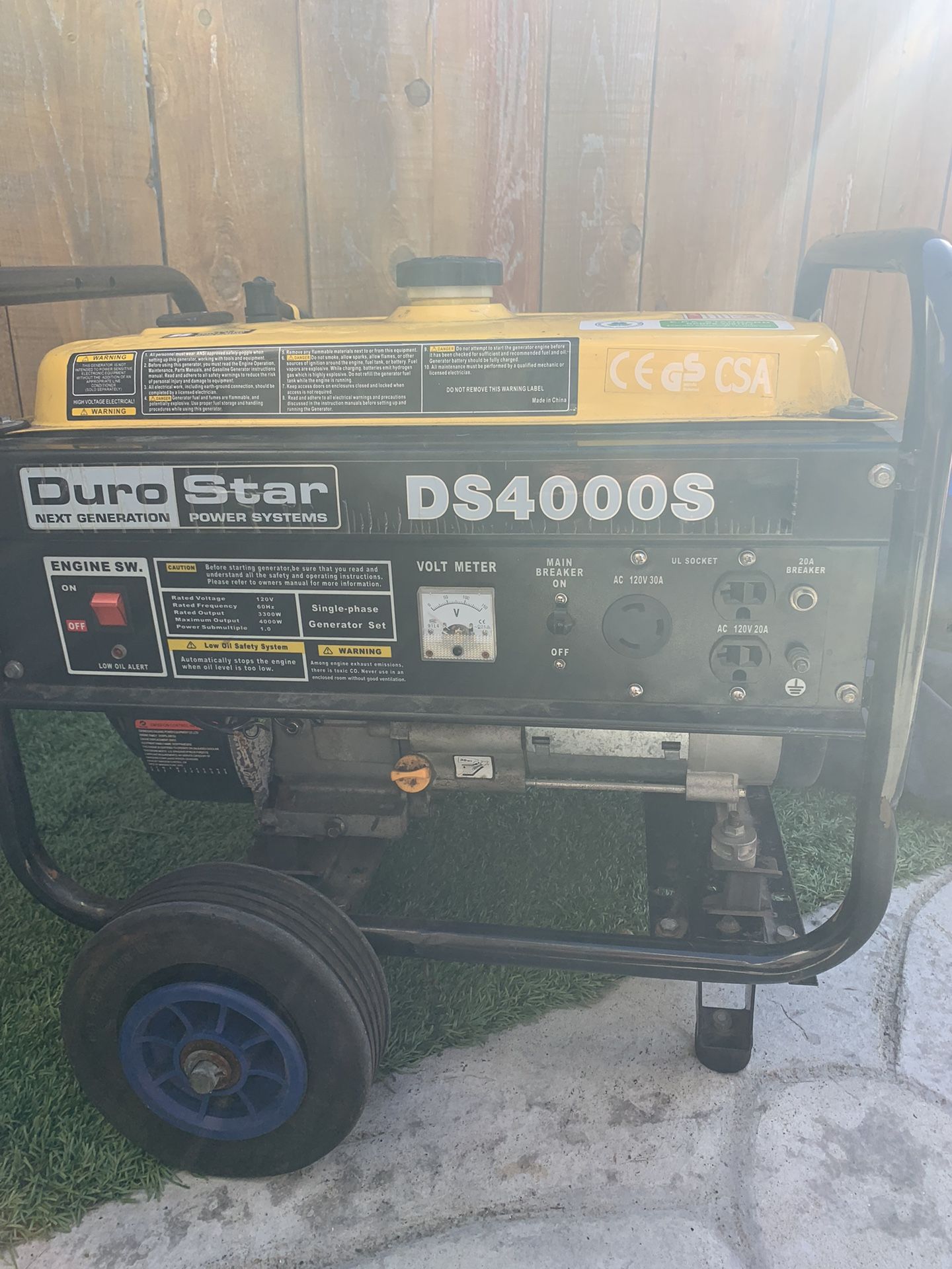 Duro Star DS4000S Gas Generator for Sale in San Diego, CA - OfferUp