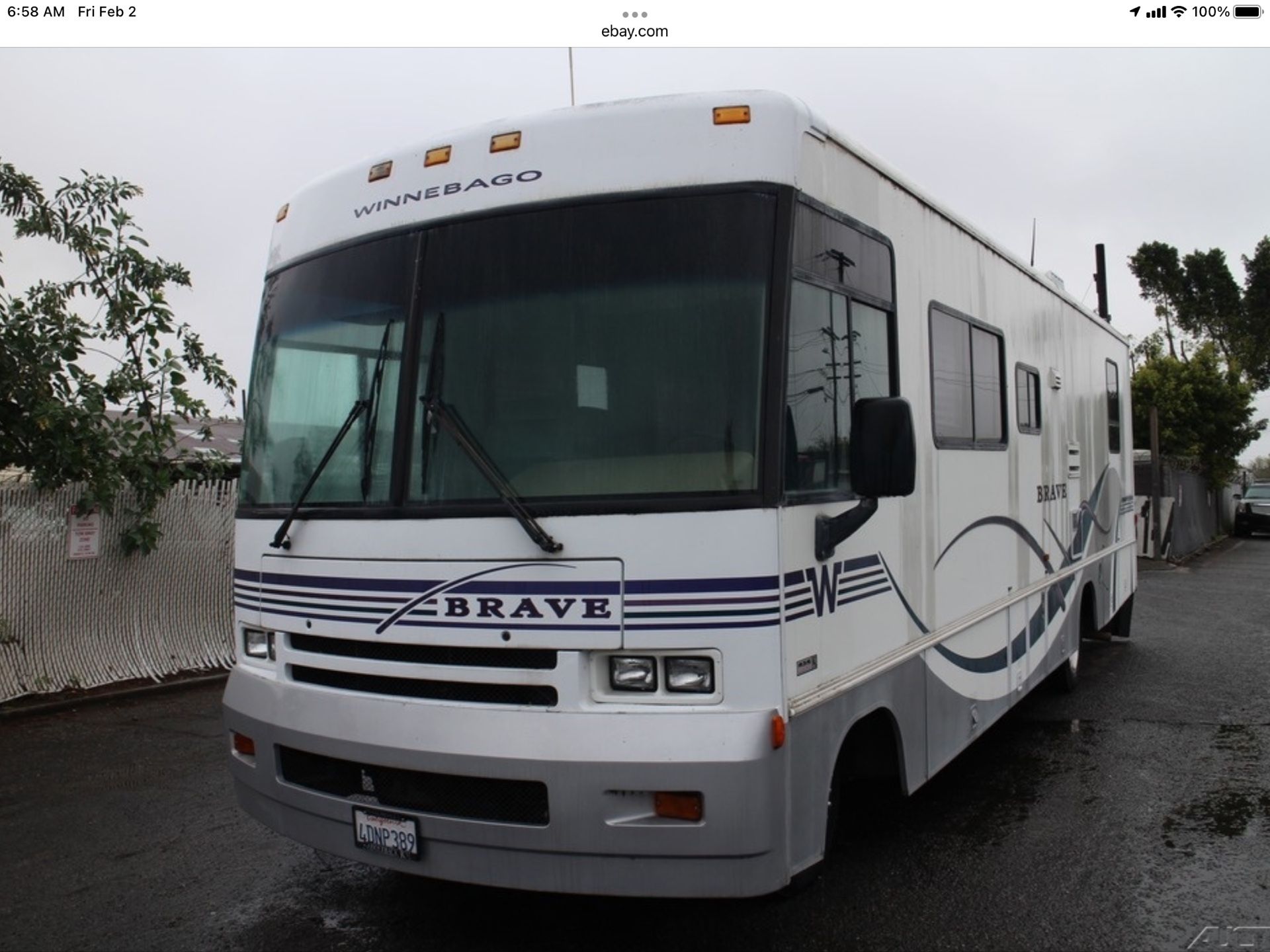 1998 Winnebago Brave RV 32 FT 7.4 L , 15K miles only for Sale in ...