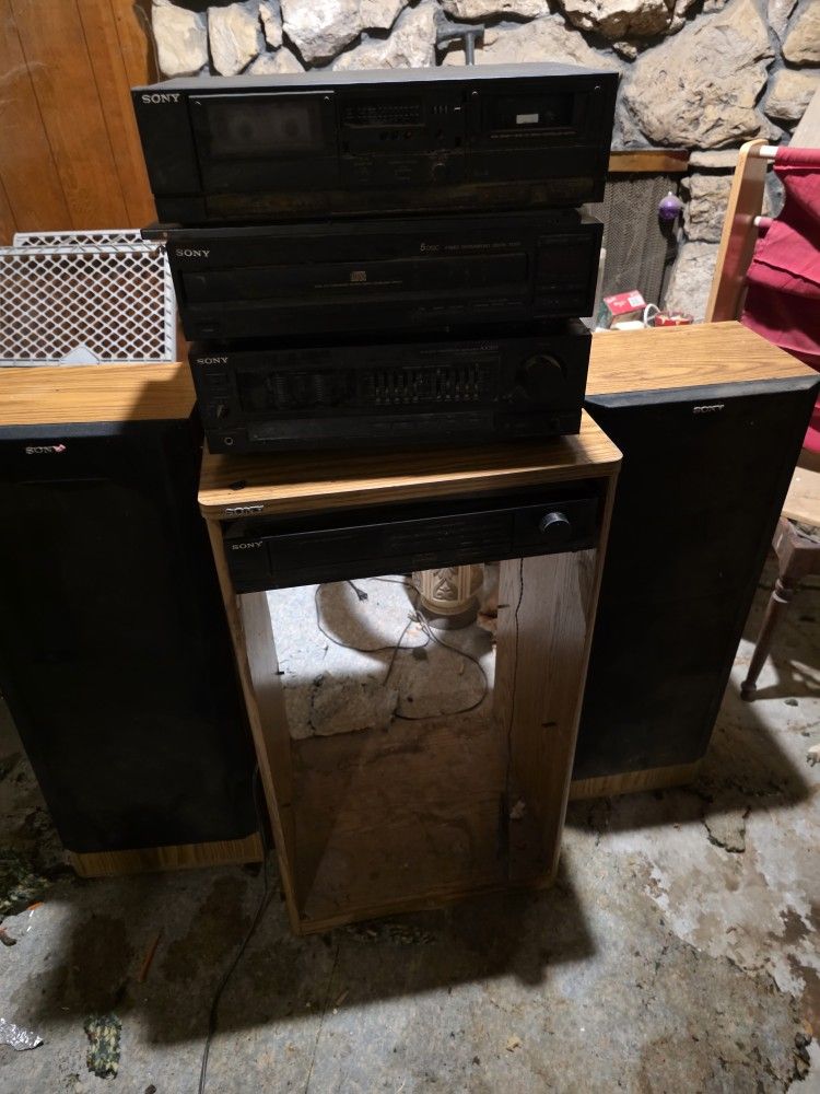 Vintage 90's Sony Audio Stereo Rack 1990 Model for Sale in Bakersfield ...