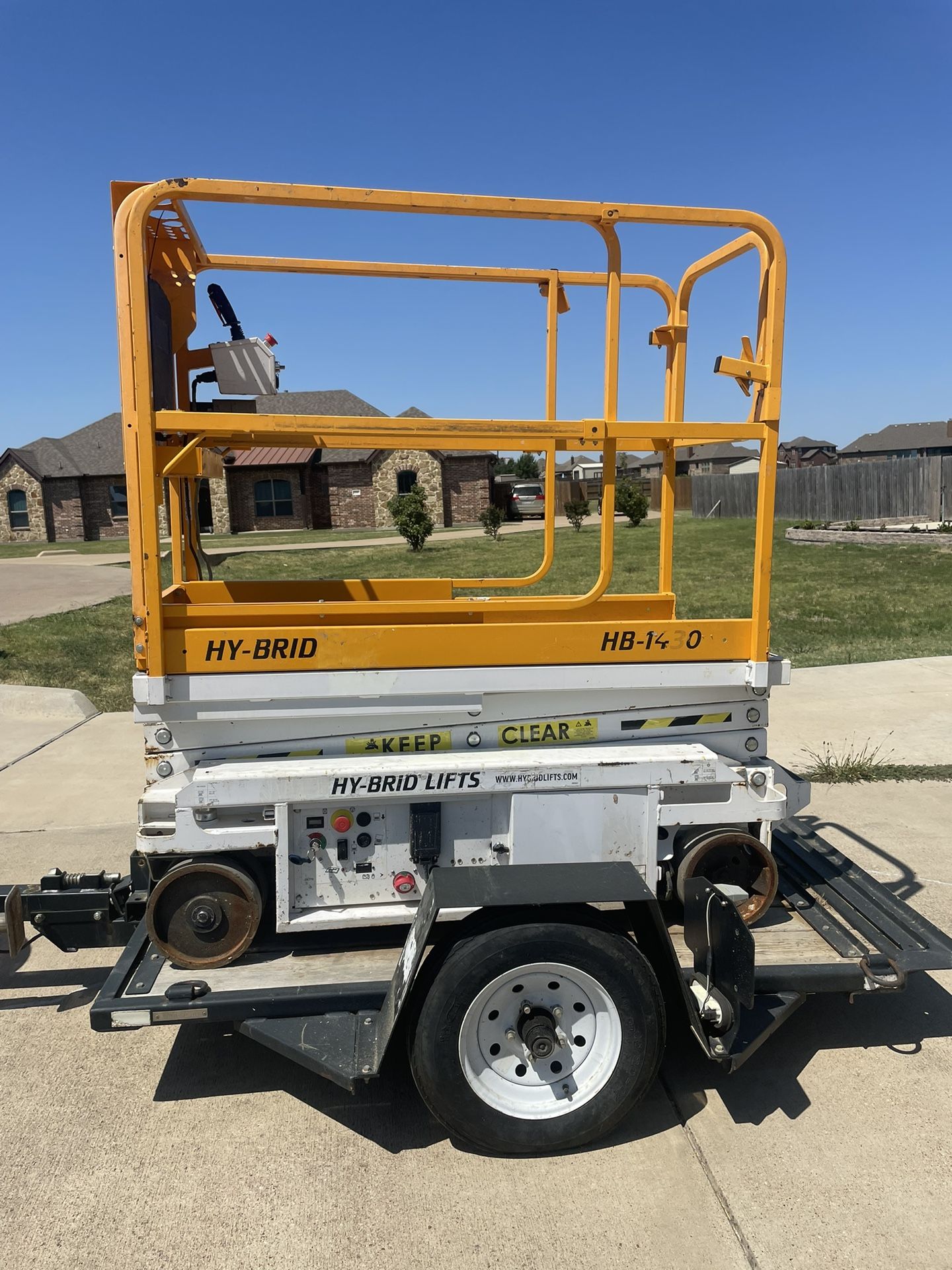 2017 Hybrid HB-1430 Scissor Lift 2020 Tilt Trailer for Sale in ...