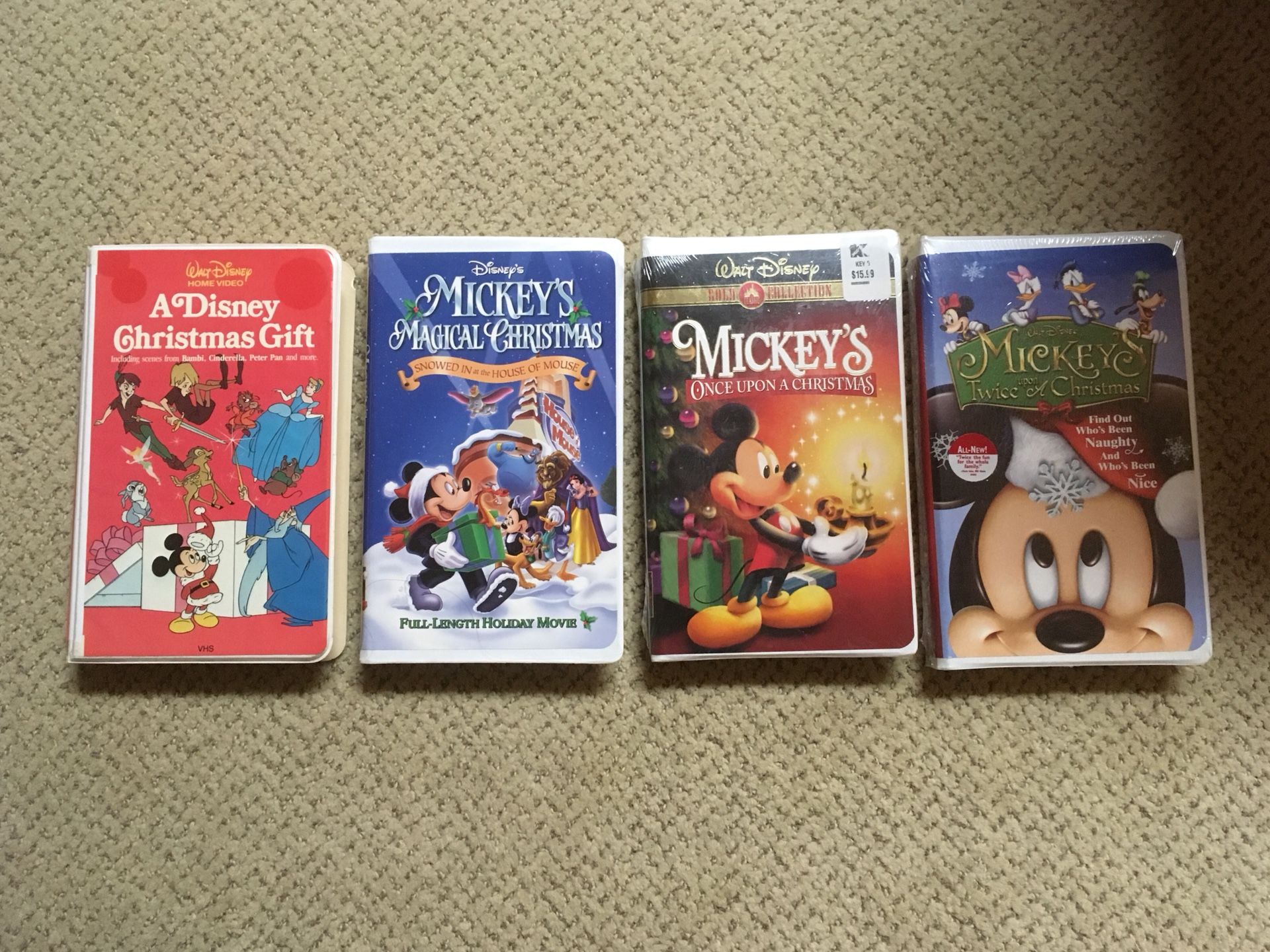 Mickeys Once Upon A Christmas Vhs