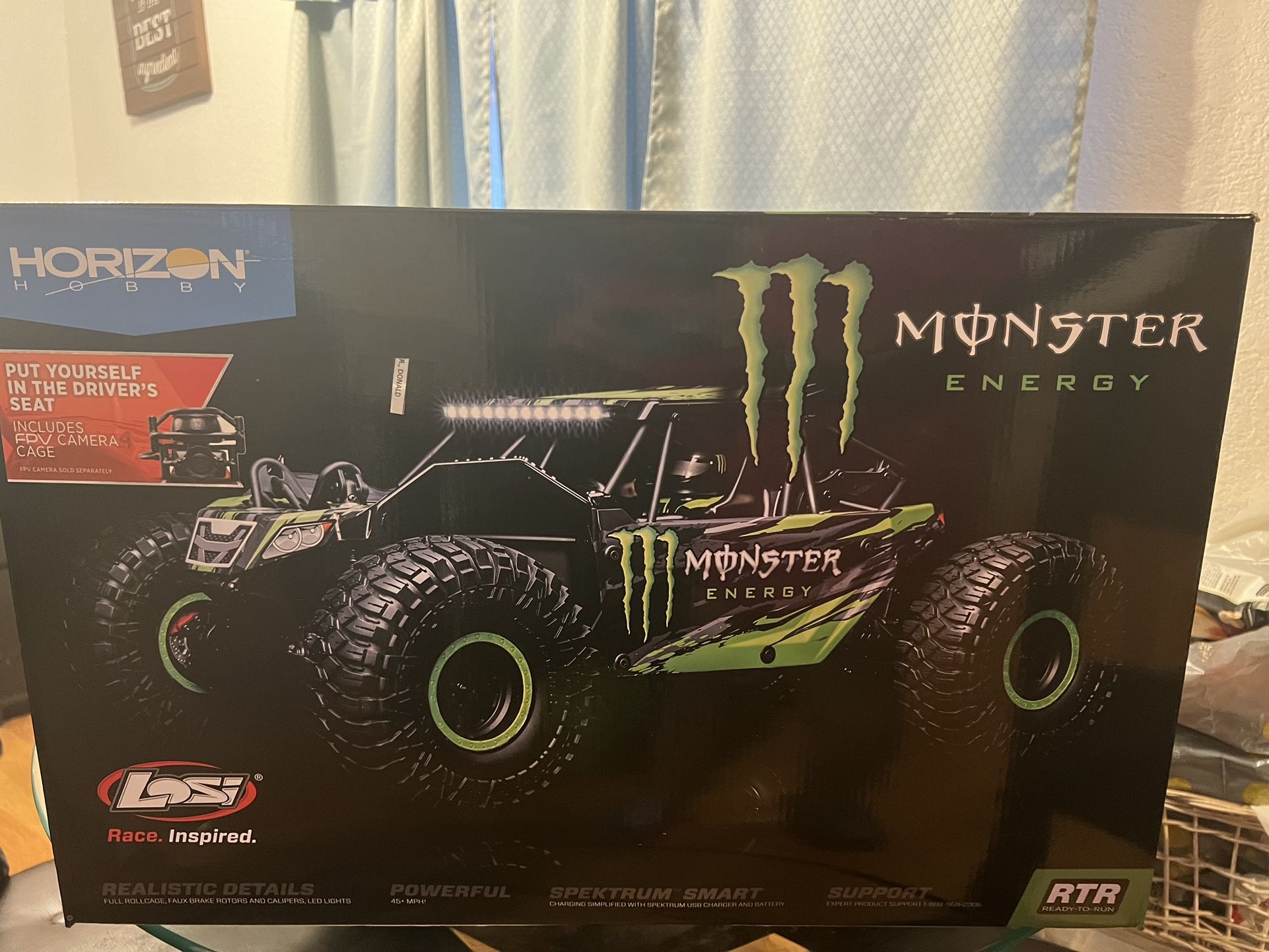 Horizon Hobby Monster Energy R/C Truck Black & Green for Sale in ...