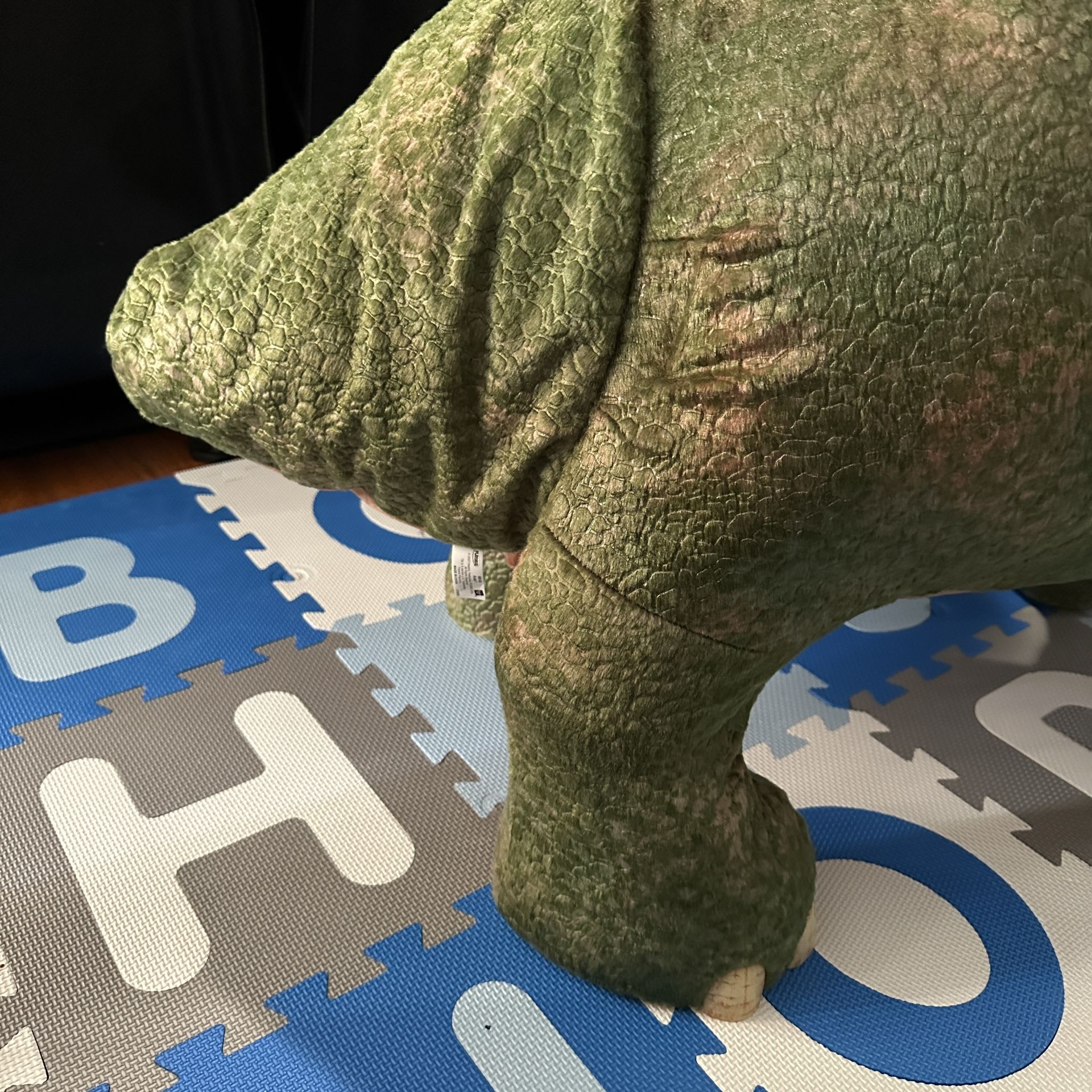 Playskool Kota My Triceratops Dinosaur Animatronic 3ft Tall Ride On for ...
