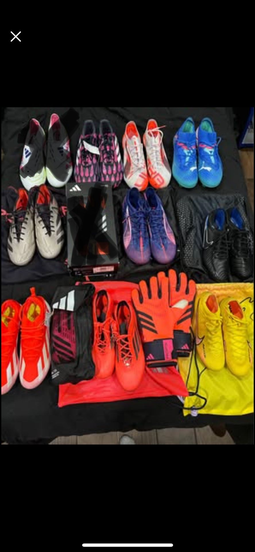 Soccer Sell Puma/nike/adidas Soccer Cleats Prices In Description Below ...