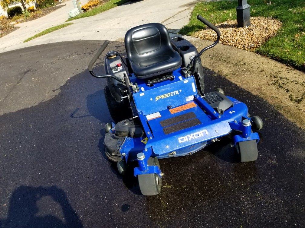 54" Dixon Speed ZTR Zero Turn Lawn Mower for Sale in Indianapolis, IN ...