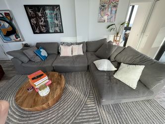 Nixon Light Gray Fabric 4 piece Modular Sectional for Sale in Miami FL OfferUp
