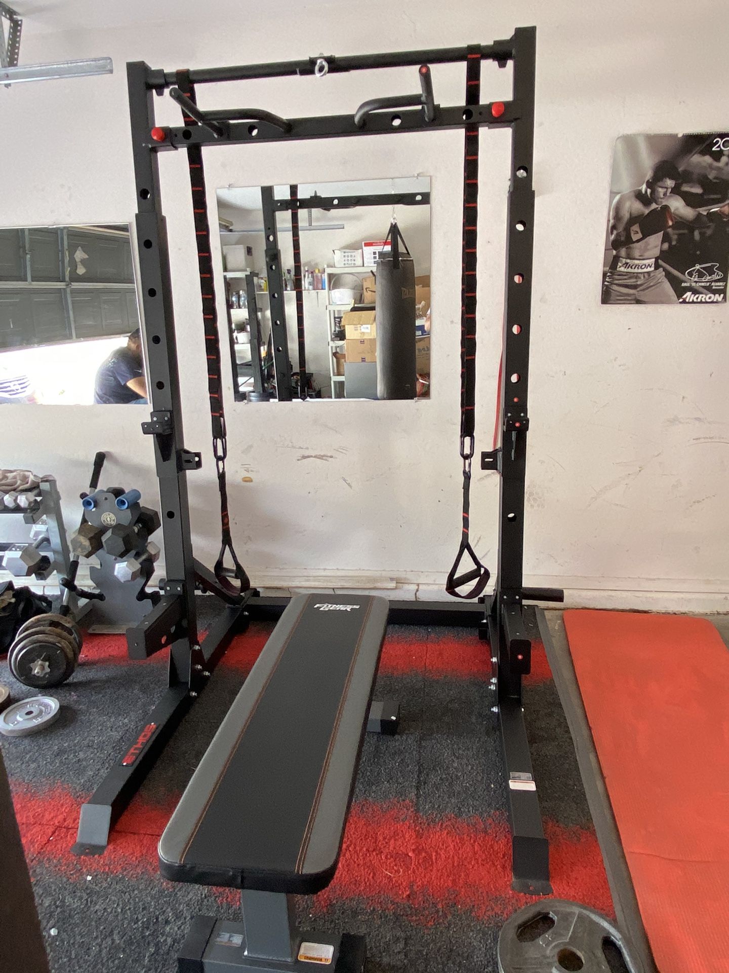 ETHOS SQUAT RACK & FLAT BENCH BRAND NEW GYM EQUIPMENT! for Sale in ...
