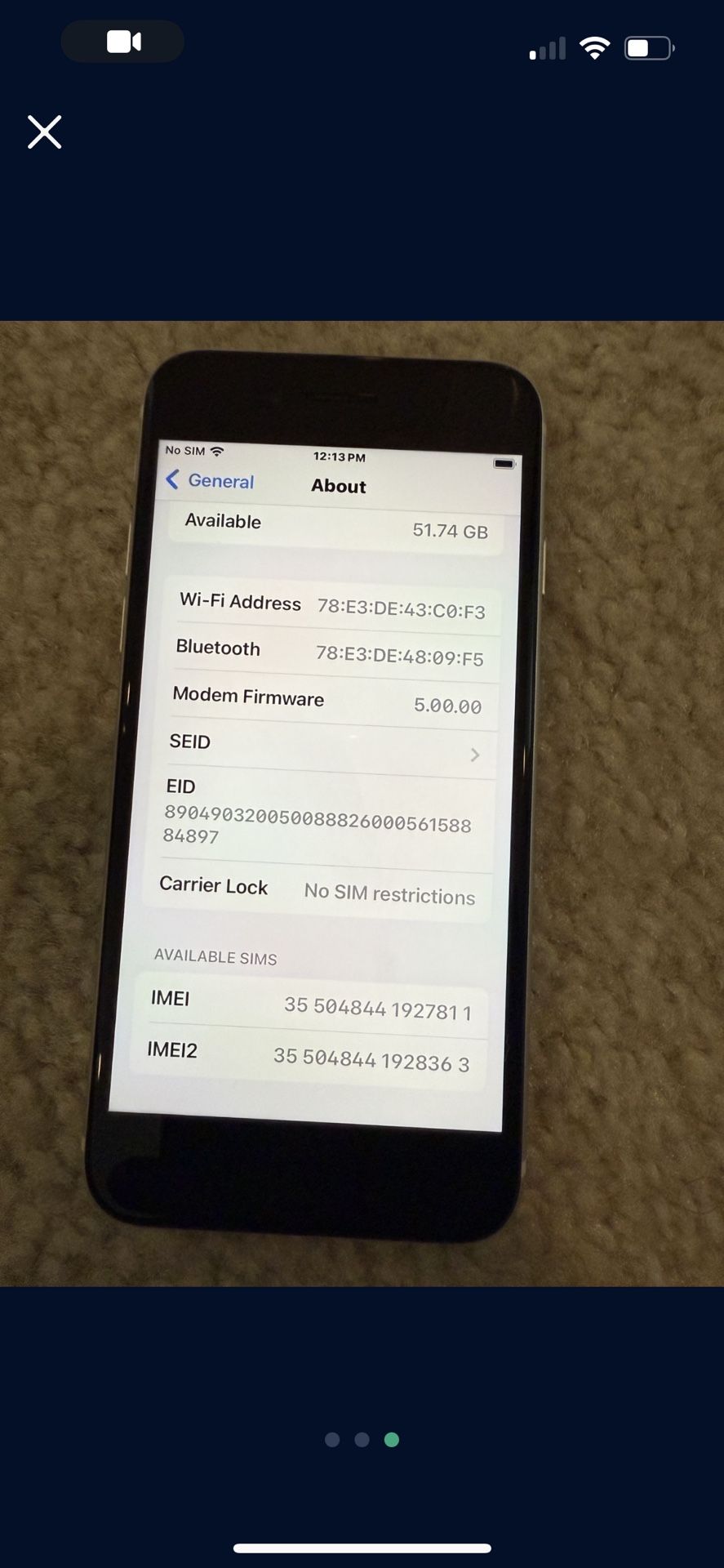 iPhone SE Second Generation for Sale in Fontana, CA - OfferUp