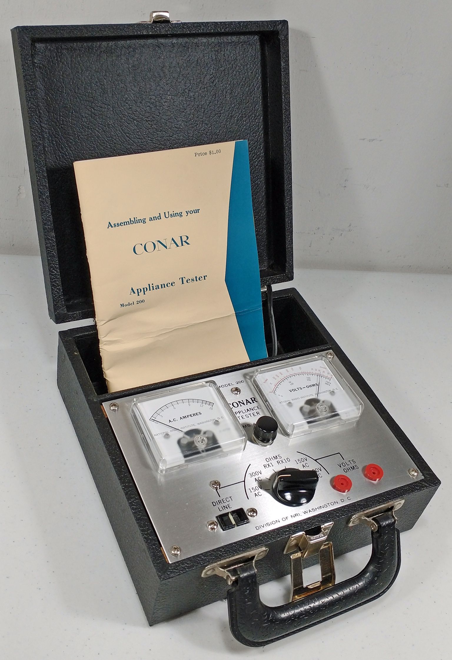 NRI Conar Appliance Tester Model 200 (circa 1969) for Sale in Roselle ...