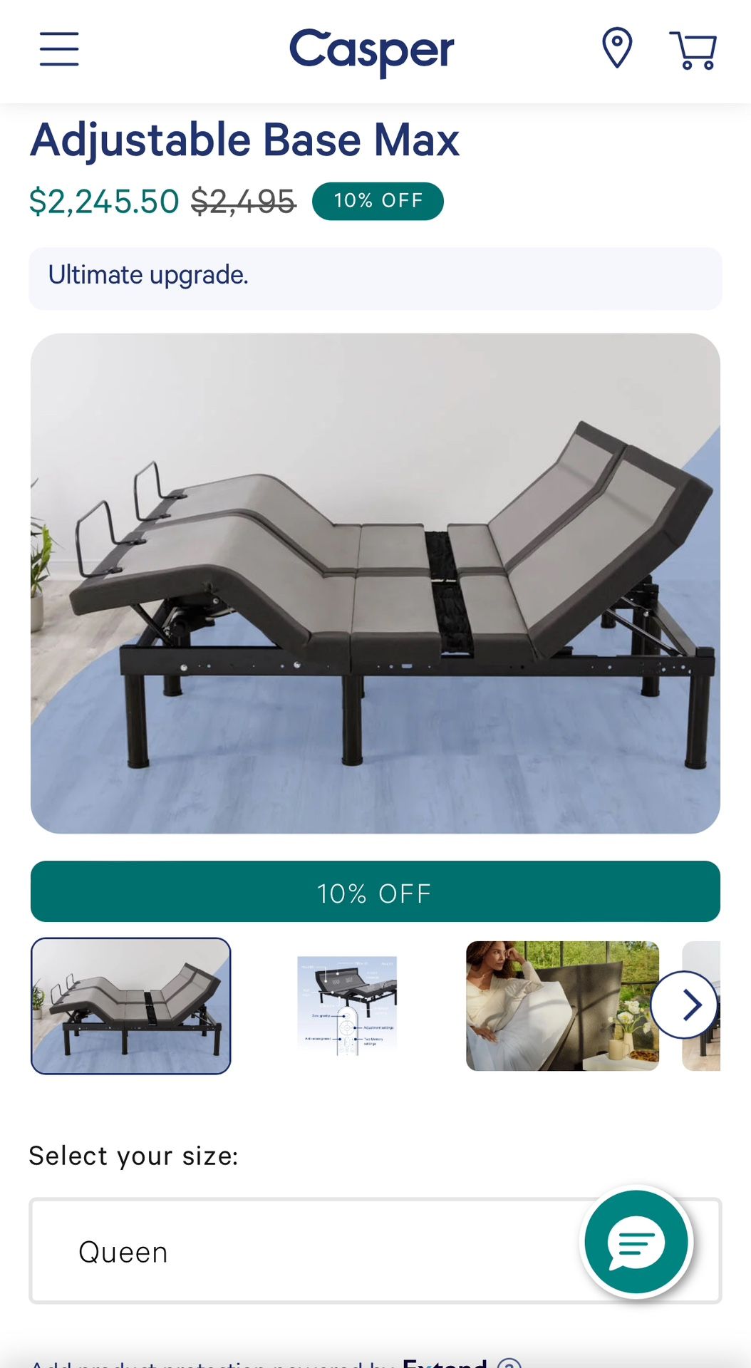 Queen Casper Adjustable Bed Max Bed Frame for Sale in Seattle, WA - OfferUp