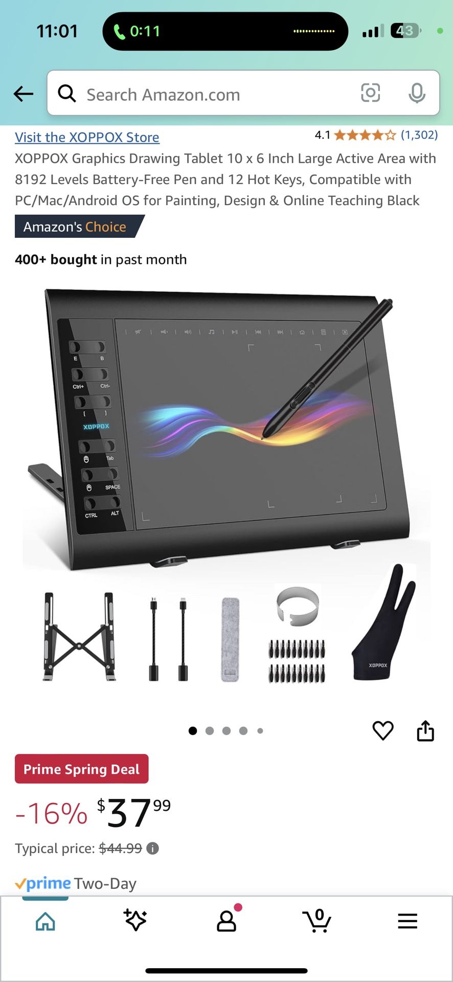 New XOPPOX Digital Graphic Drawing Tablet with Screen Pen Display ...