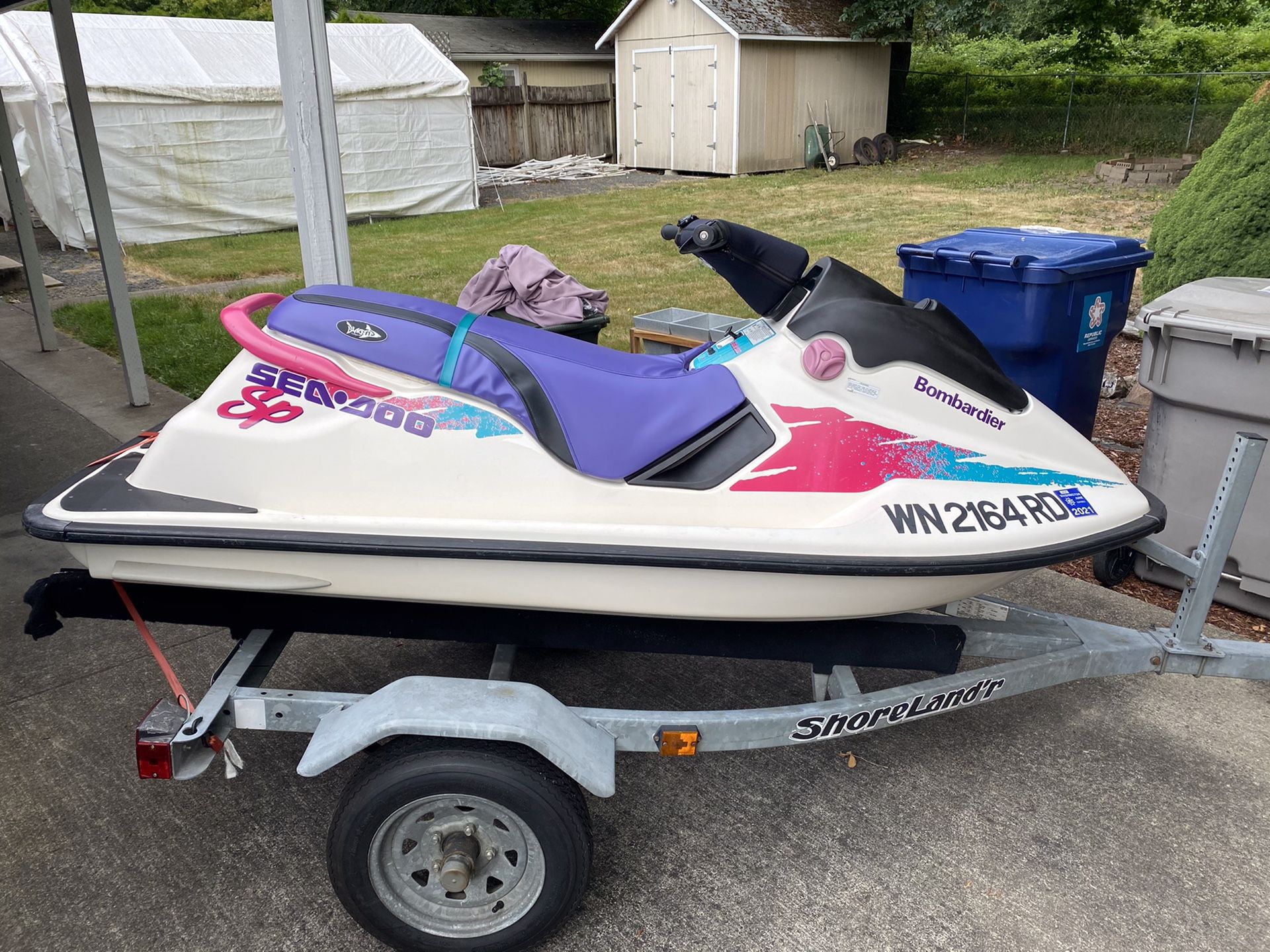 1994 SEADOO BOMBARDIER SP | TRAILER INCLUDED!!! for Sale in Renton, WA ...