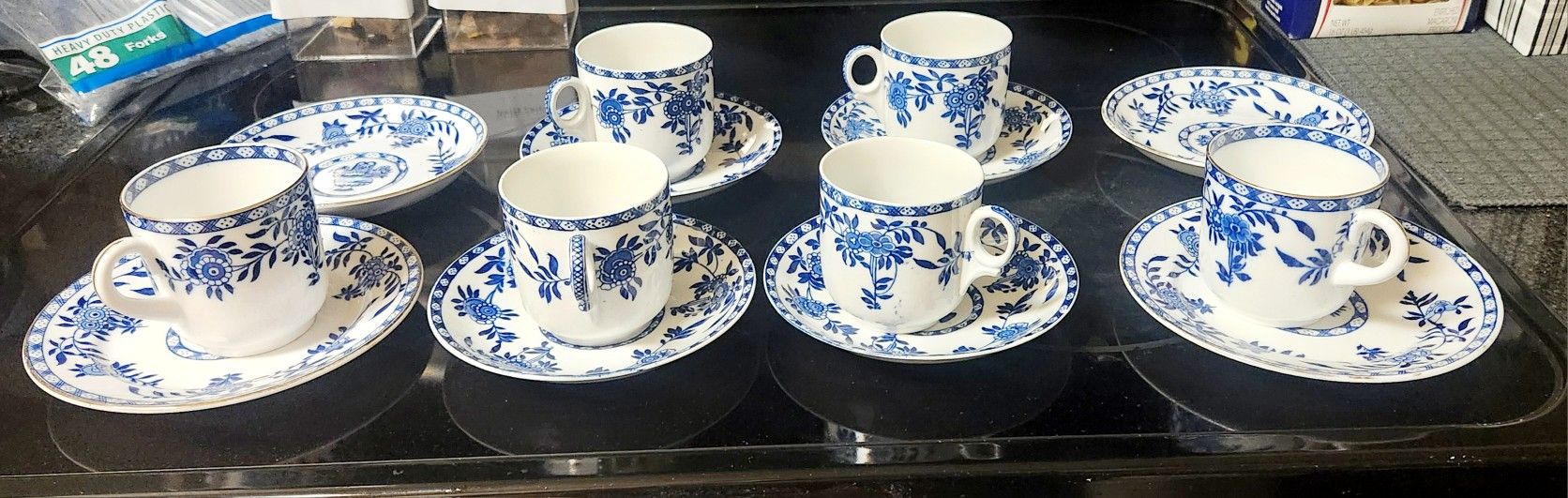 X7 Delph English Woods & Sons Tea Cups & Saucers for Sale in Charleston ...