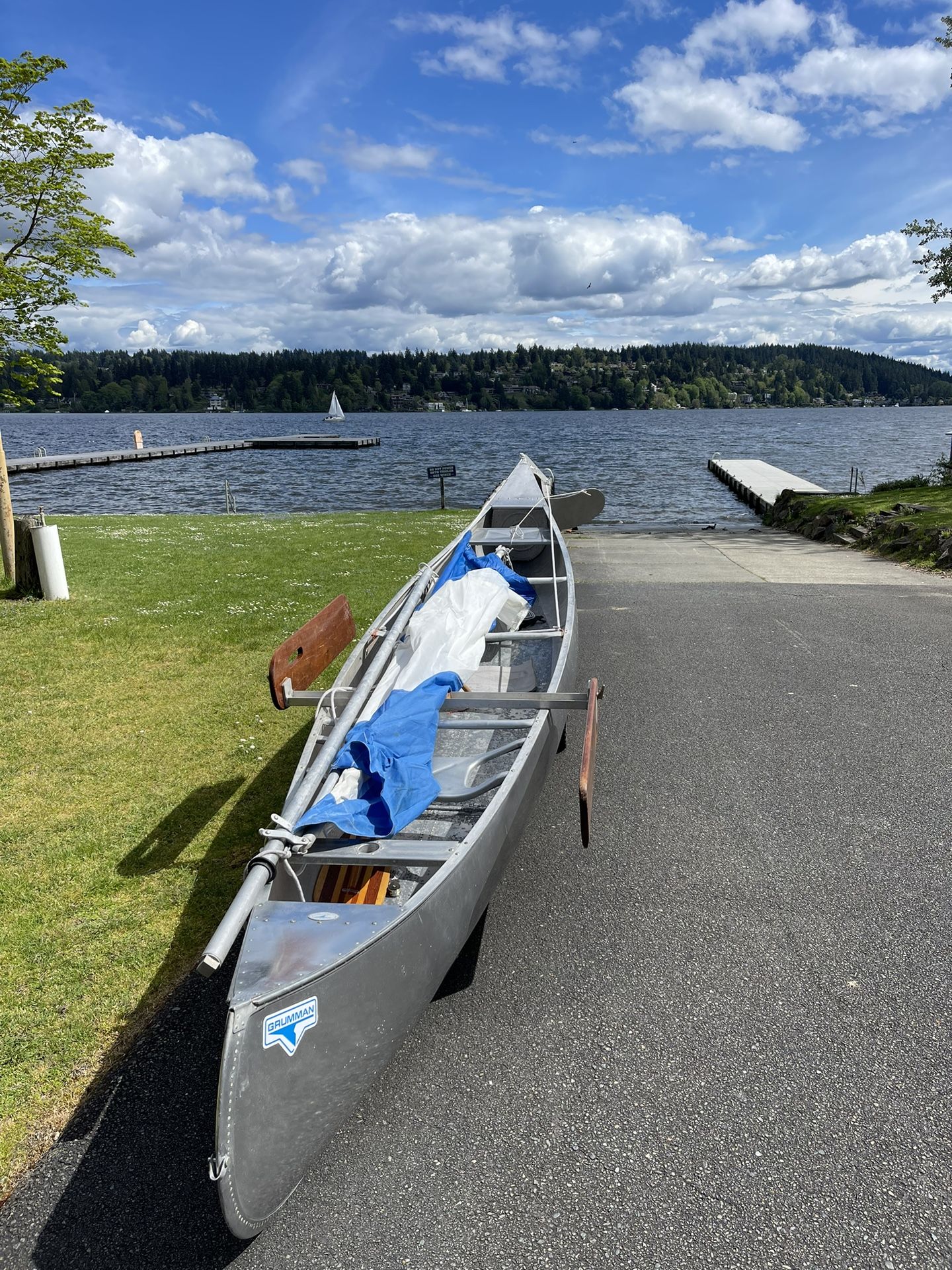 17ft Grumman Sailing Canoe for Sale in Seattle, WA - OfferUp