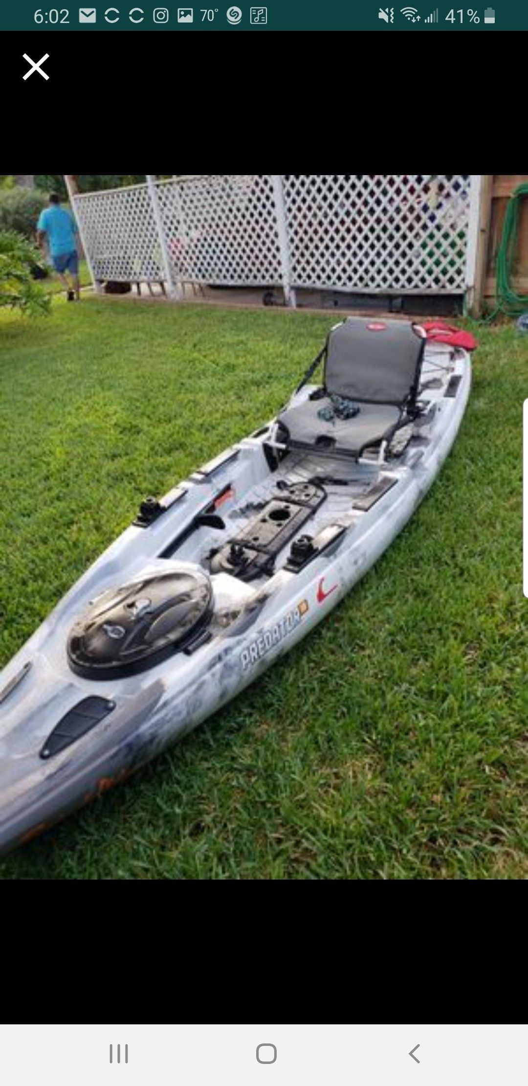 Old Town Predator 13 Kayak for Sale in Taylor Lake Village, TX - OfferUp