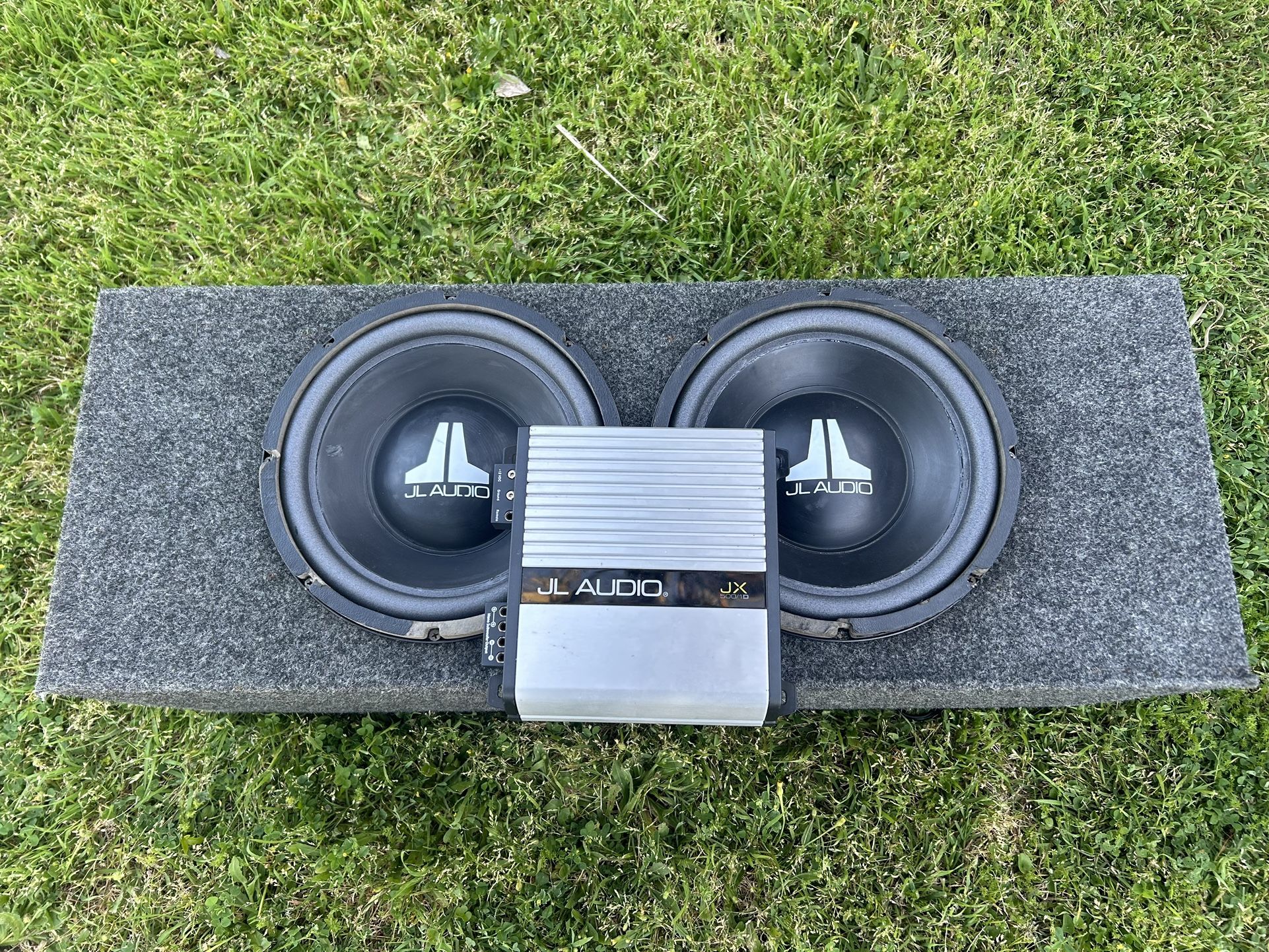 JL AUDIO 10w6 Subwoofers And JX 500/1 Amplifier Car Audio Speakers Subs Amp Sonido for Sale in ...