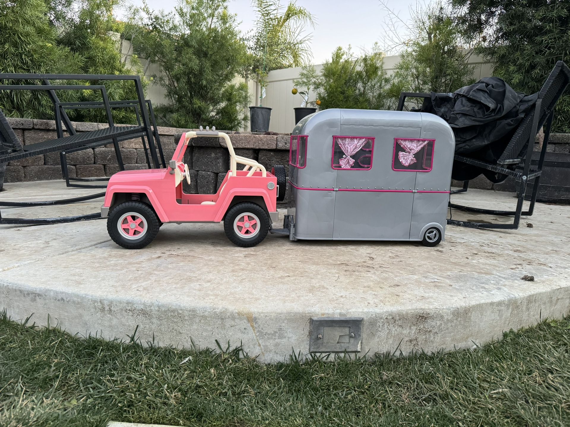 Electric Our Generation Off-Roader 4X4 Doll Jeep and Trailer for Sale ...