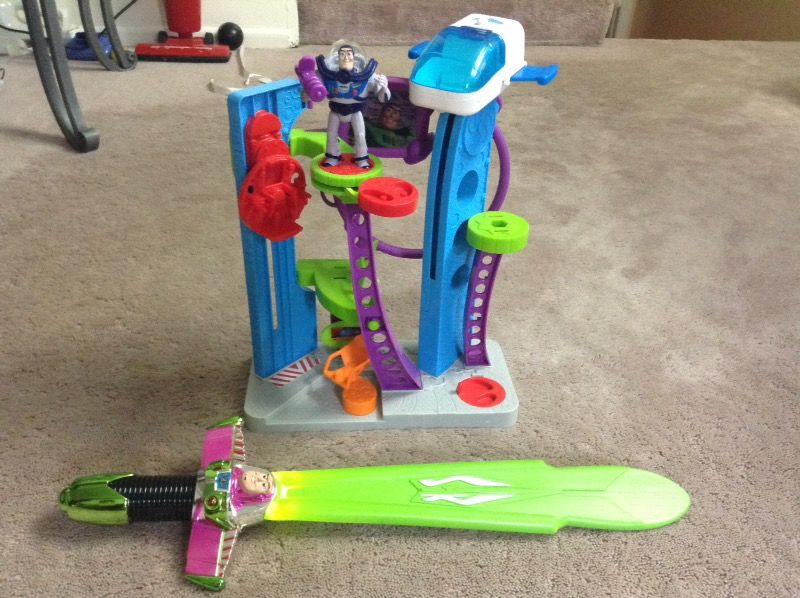 Fisher price imaginext Toy story star command , and Buzz Lightyear ...